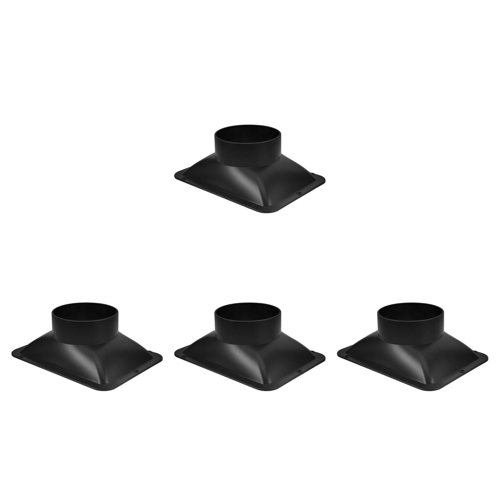 OUNONA 4pcs Duct Connector Flange Exhaust Hose Flange Square Air Duct ...