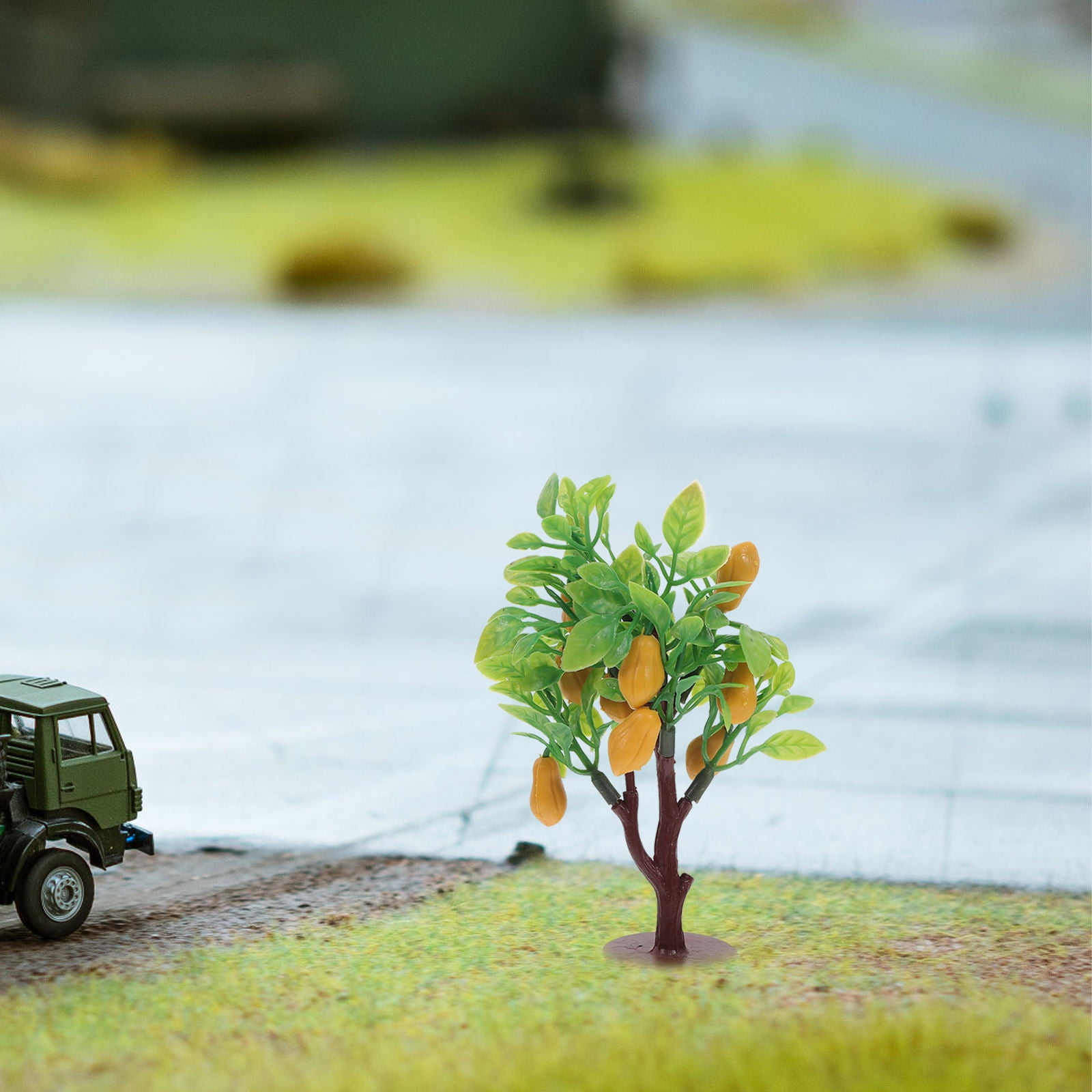 OUNONA 4pcs Fruit Tree Model Plant Models Architectural Model Tree Sand ...