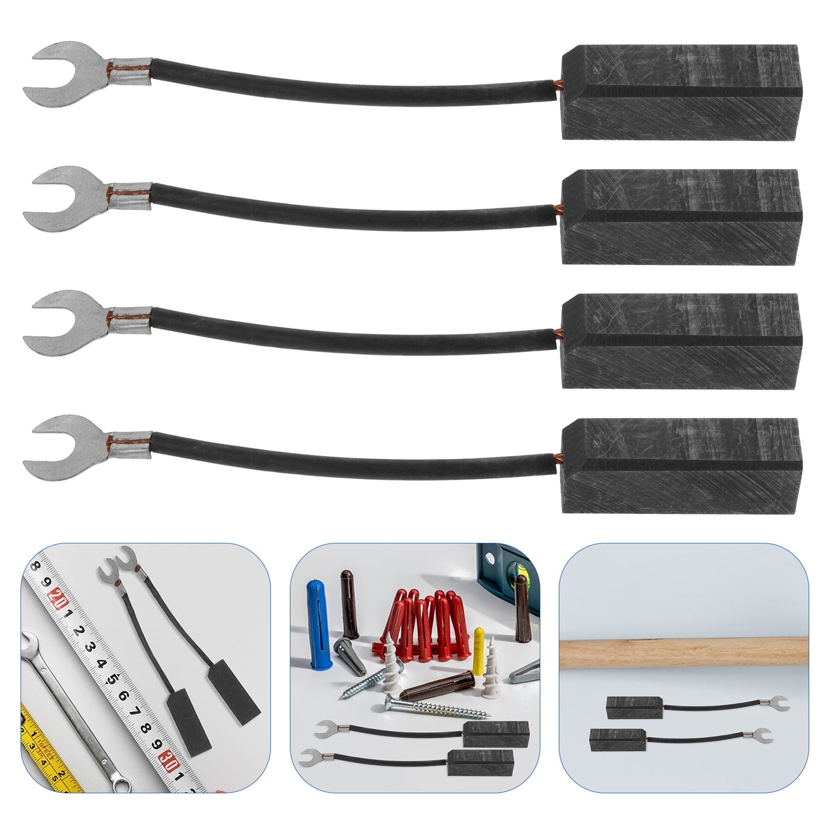 OUNONA 4pcs Generator Carbon Brush DC Motor Accessories Graphite Brush ...