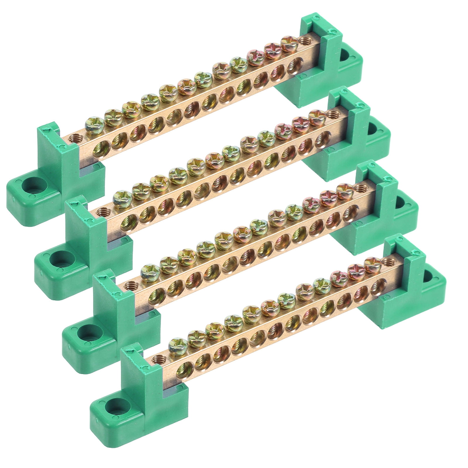 OUNONA 4pcs Ground Bus Bar Terminal Block Terminal Strip For Electrical ...