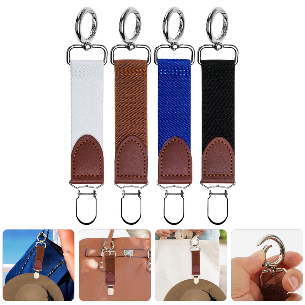 OUNONA 4pcs Hat Clips Fixing on Bag Hat Clips Hat Travel Clips Hat ...
