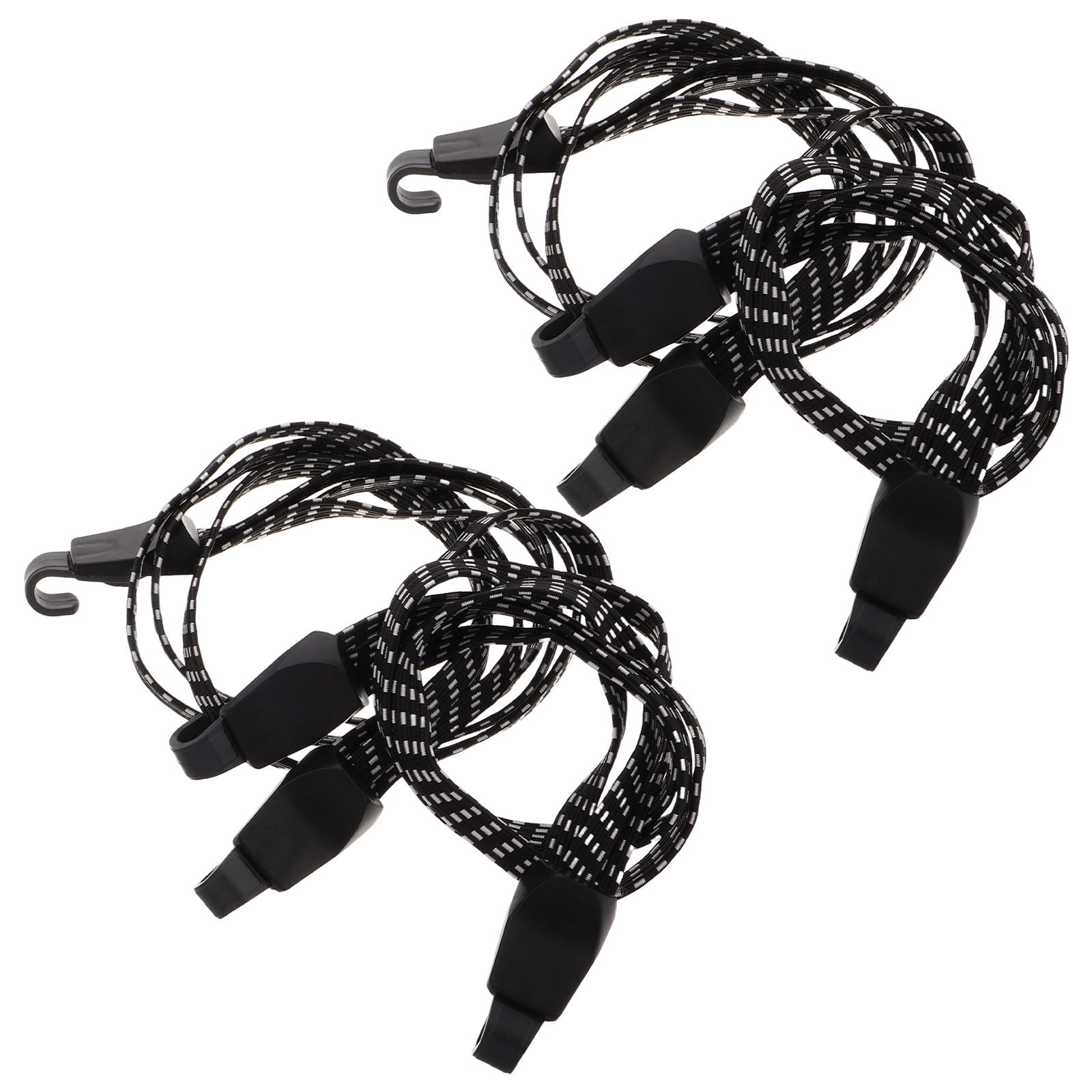 OUNONA 4pcs Heavy Duty Motorcycle Bungee Cords Straps for Helmets and ...