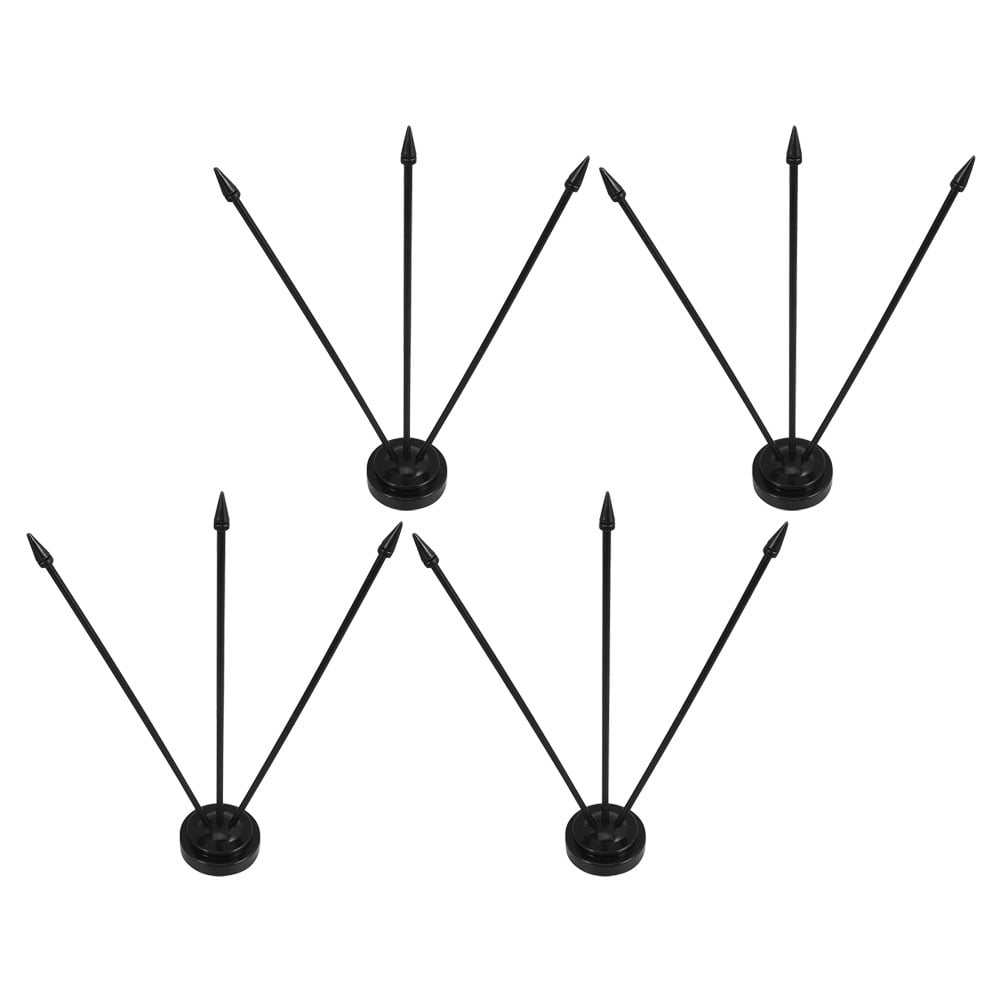 OUNONA 4pcs Indoor Flag Pole Flag Poles For Outside House Desktop ...