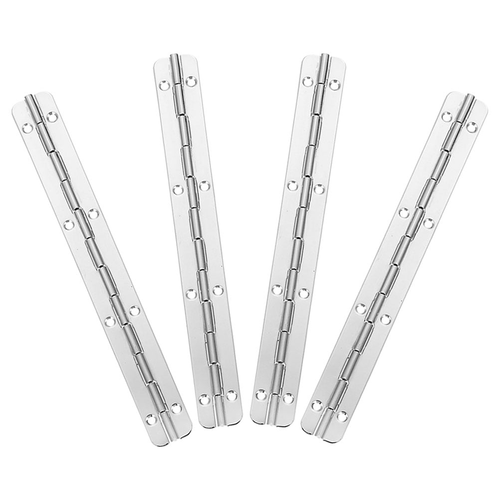 OUNONA 4pcs Long Piano Hinges Wooden Boxes Hinges Heavy Duty Stainless ...