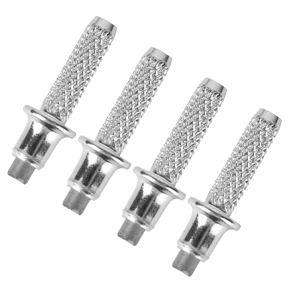 OUNONA 4pcs Metal Hiking Stick Tips Replacement Trekking Pole Grips ...