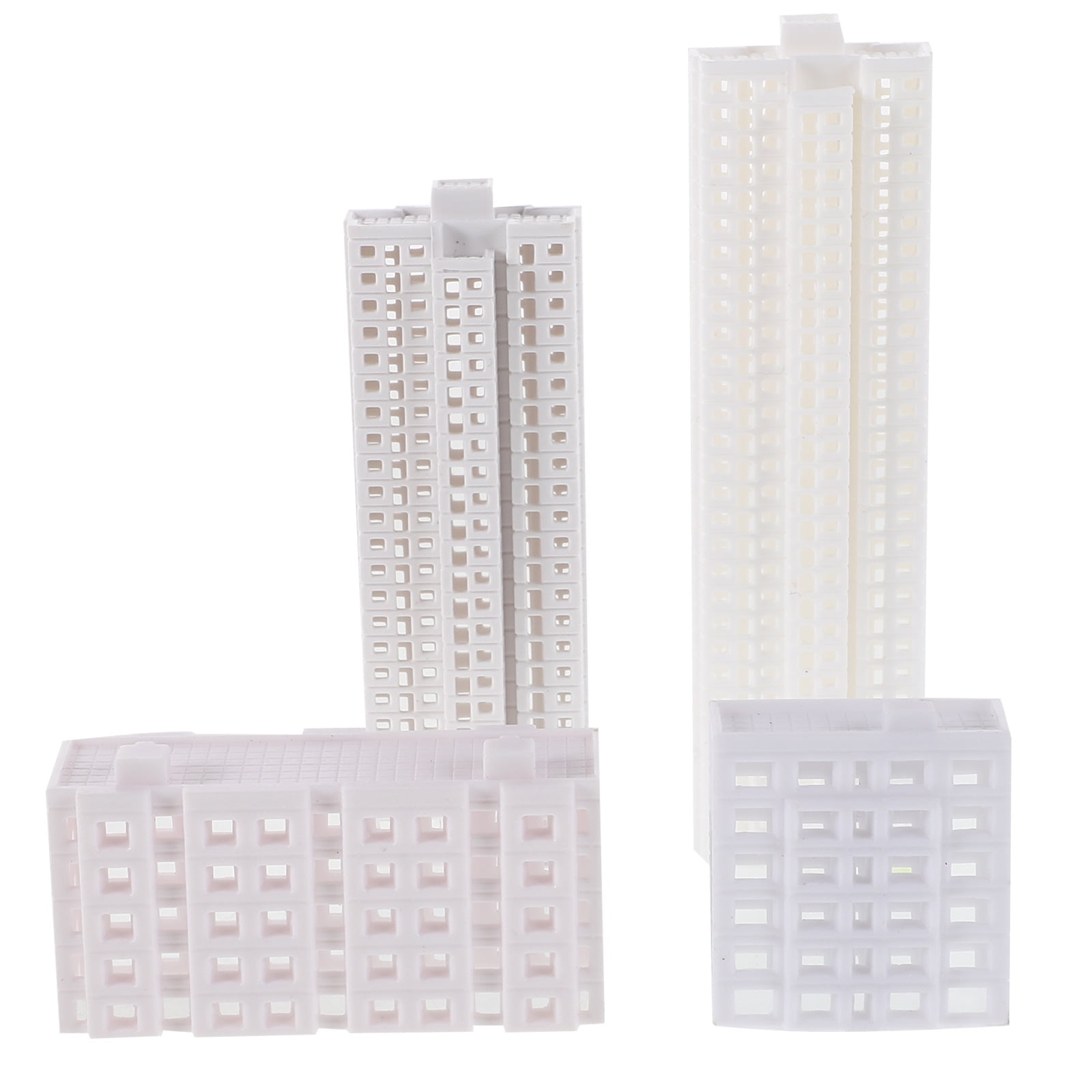 OUNONA 4pcs Mini Architecture Model High-Rise Architectural Model Diy ...