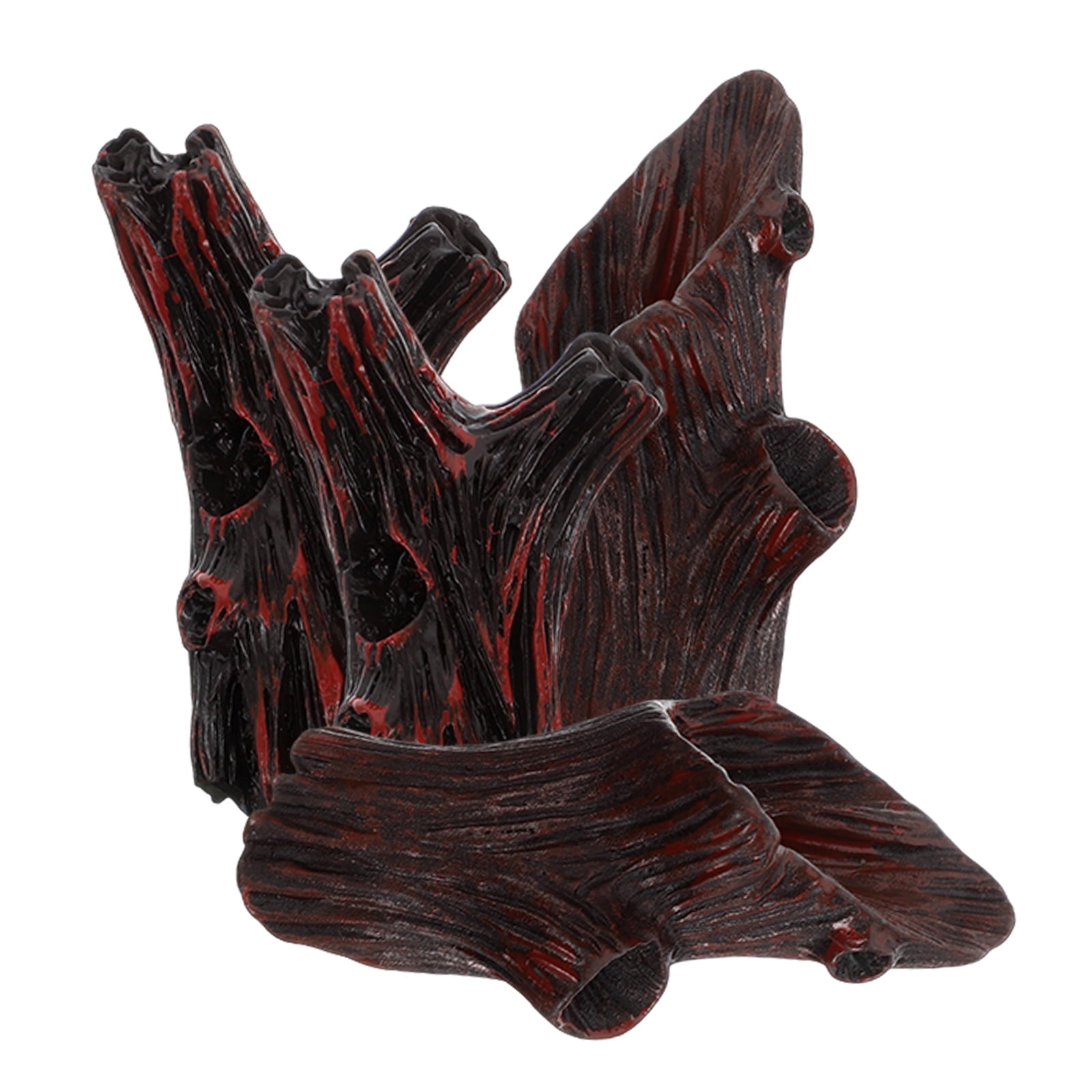 OUNONA 4pcs Mini Tree Stump Decor Artificial Stump Model For Moss ...