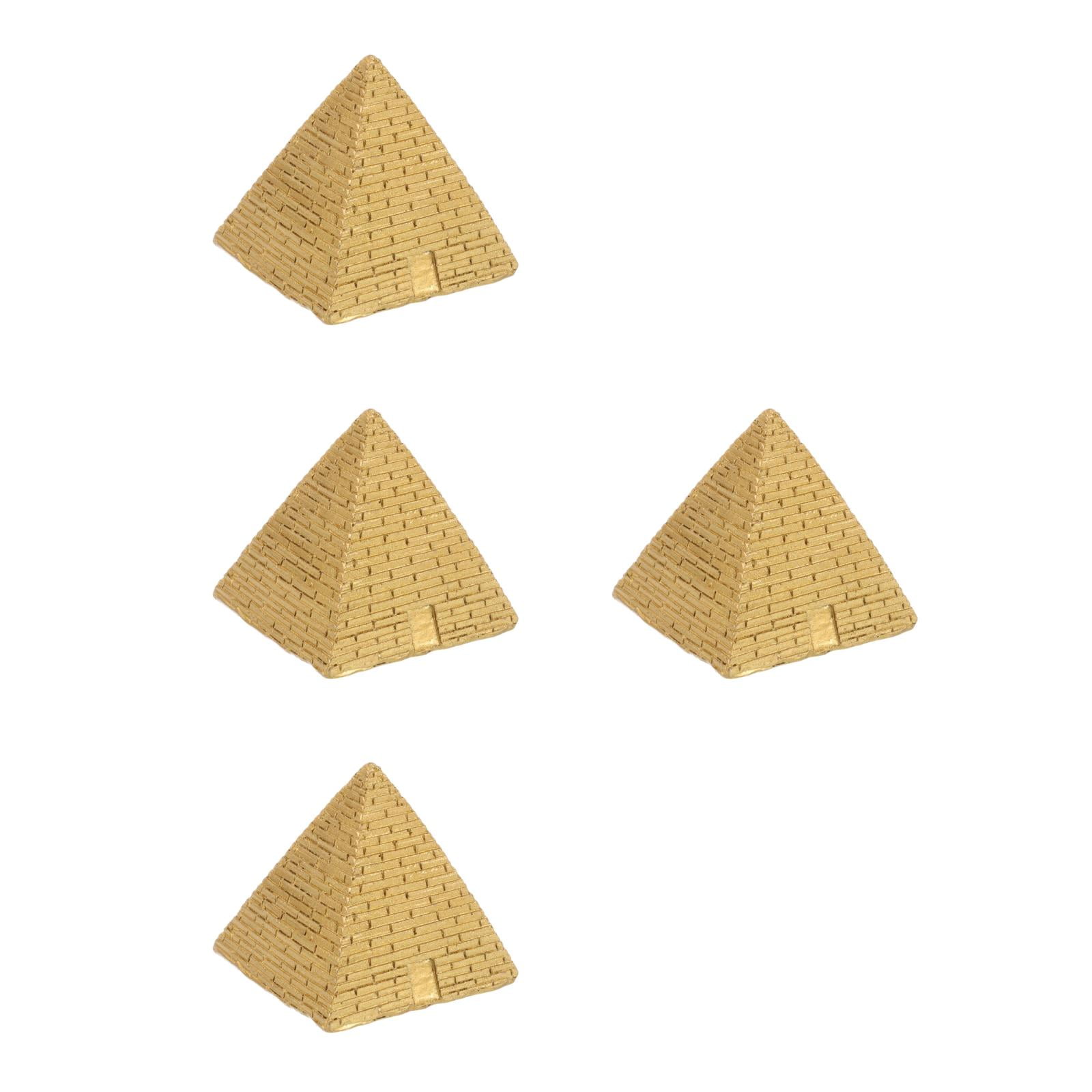 OUNONA 4pcs Miniature Authentic Egyptian Pyramid Model For Desk ...