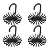 Closet Complete 2pk Rotating Hanger, Black Hook Twirling Tie Rack, Belt ...