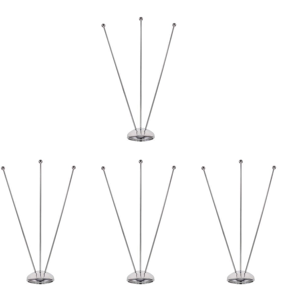 OUNONA 4pcs Office Desktop Flag Pole Desktop Flag Stand Indoor Display ...