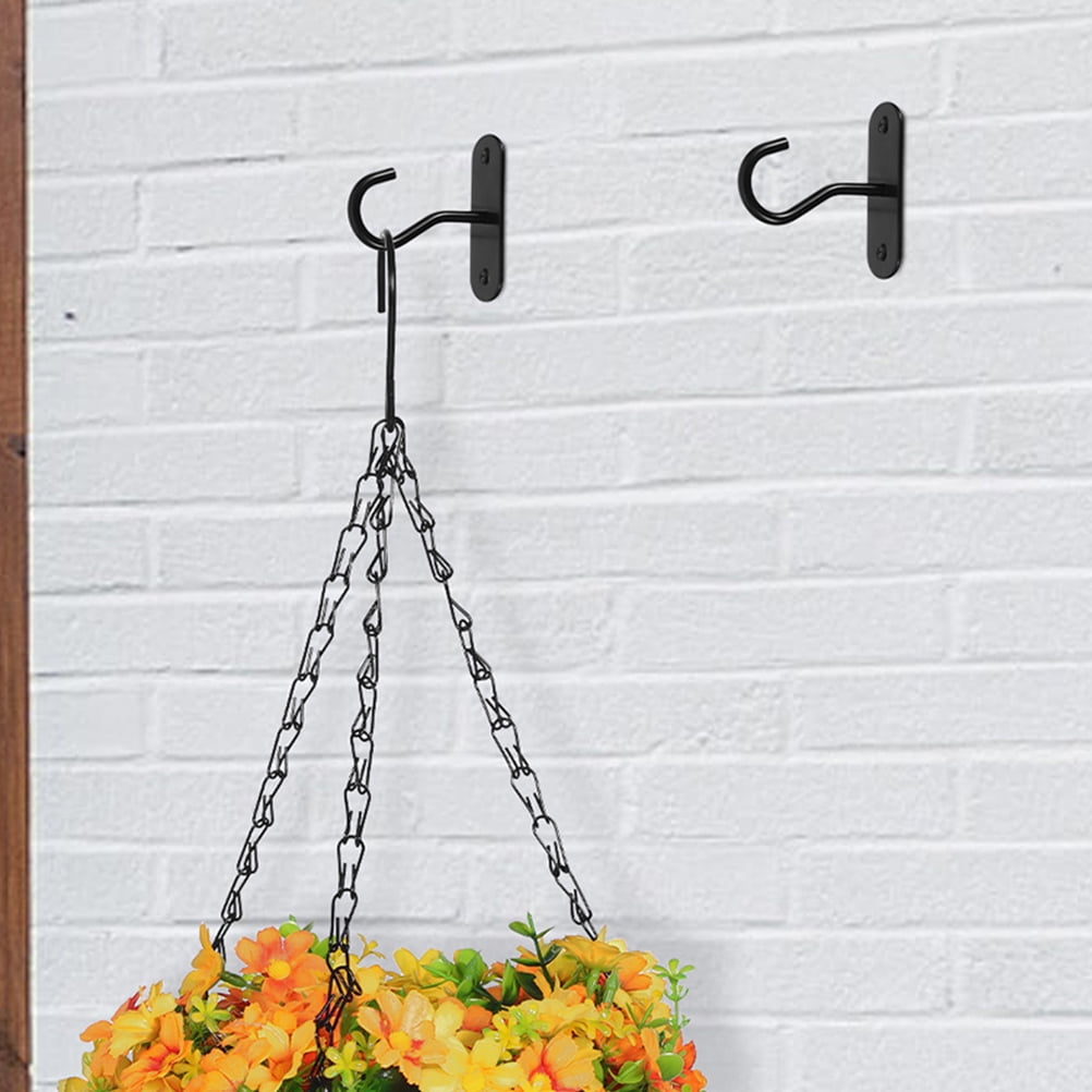 OUNONA 4pcs Plant Hooks Ceiling Hooks for Hanging Plants Metal Ceiling ...