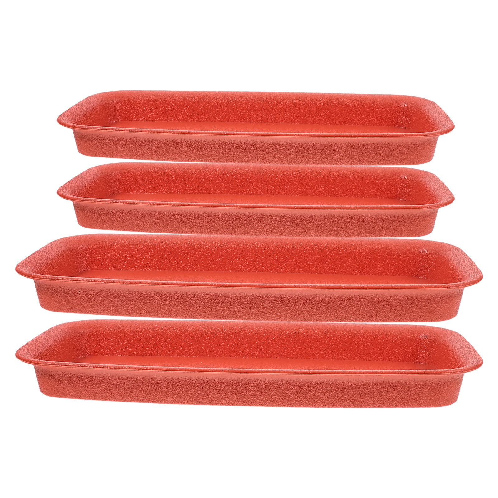 White PP Plant Drip Tray with Rectangle Design for Home Use Ensures No ...