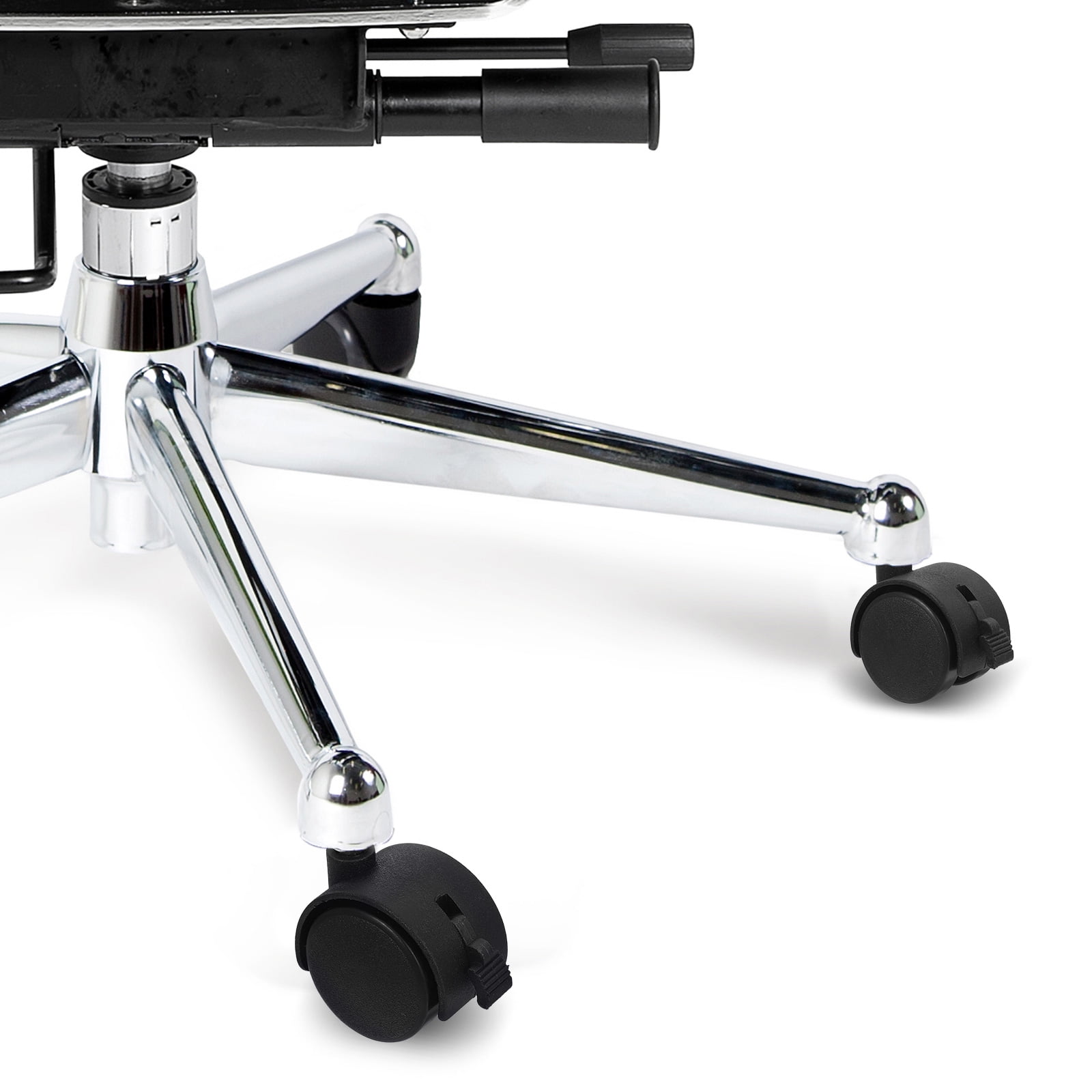 OUNONA 4pcs Plastic Caster Wheels For Office Chairs Plastic Caster ...