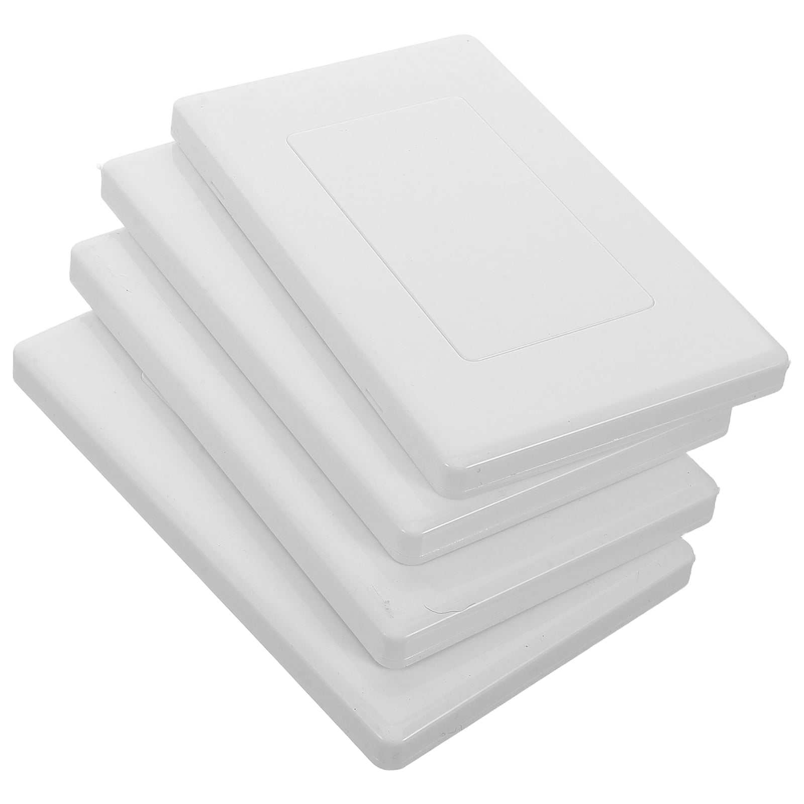 OUNONA 4pcs Plate Cover Junction Box Plastic Electrical Outlet Cover ...