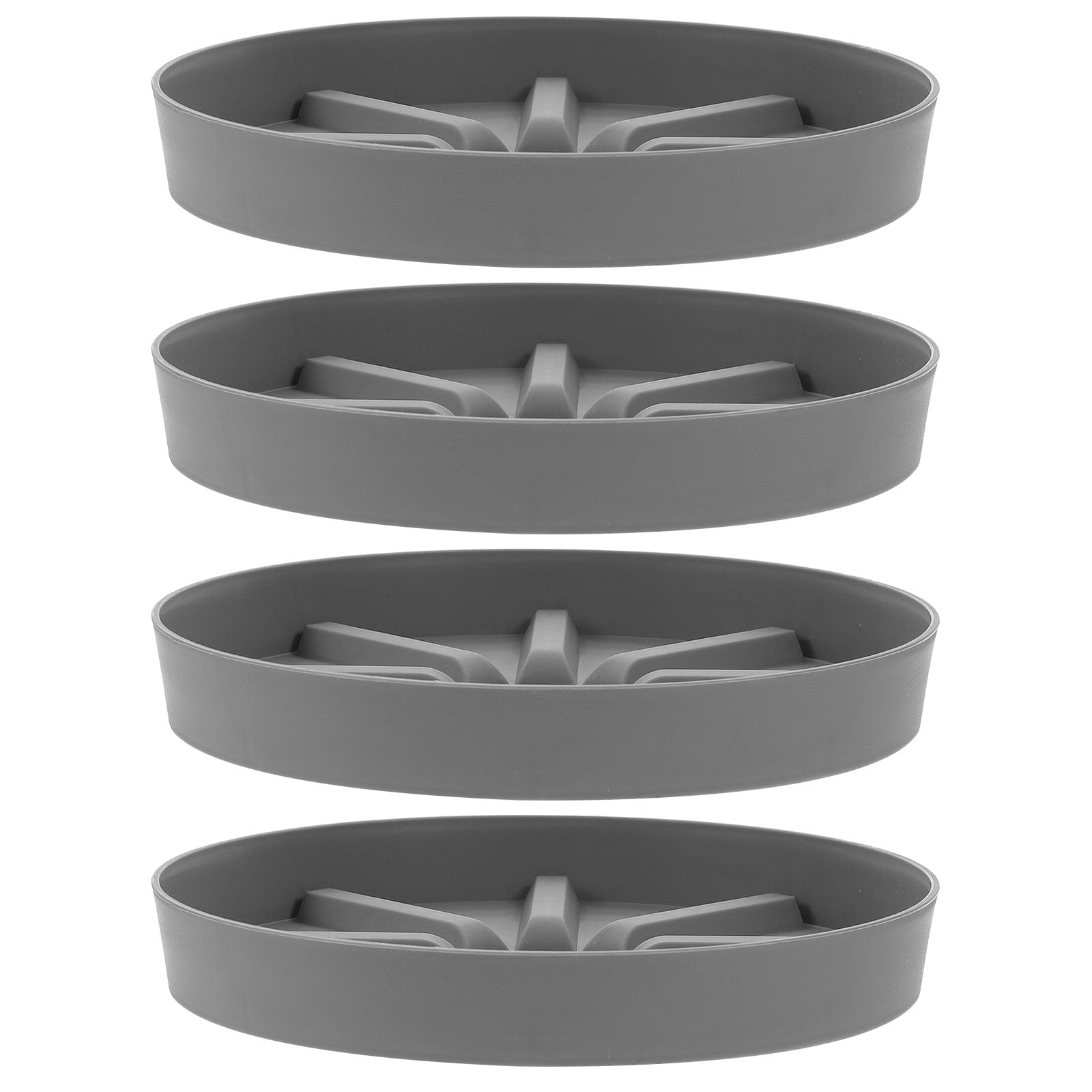 OUNONA 4pcs Portable Planter Saucers Home Flower Pot Trays Planter ...