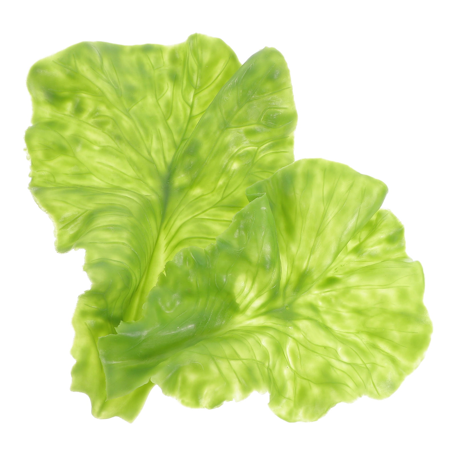 OUNONA Realistic Fake Lettuce Leaf Prop PVC Food Model for Decoration ...