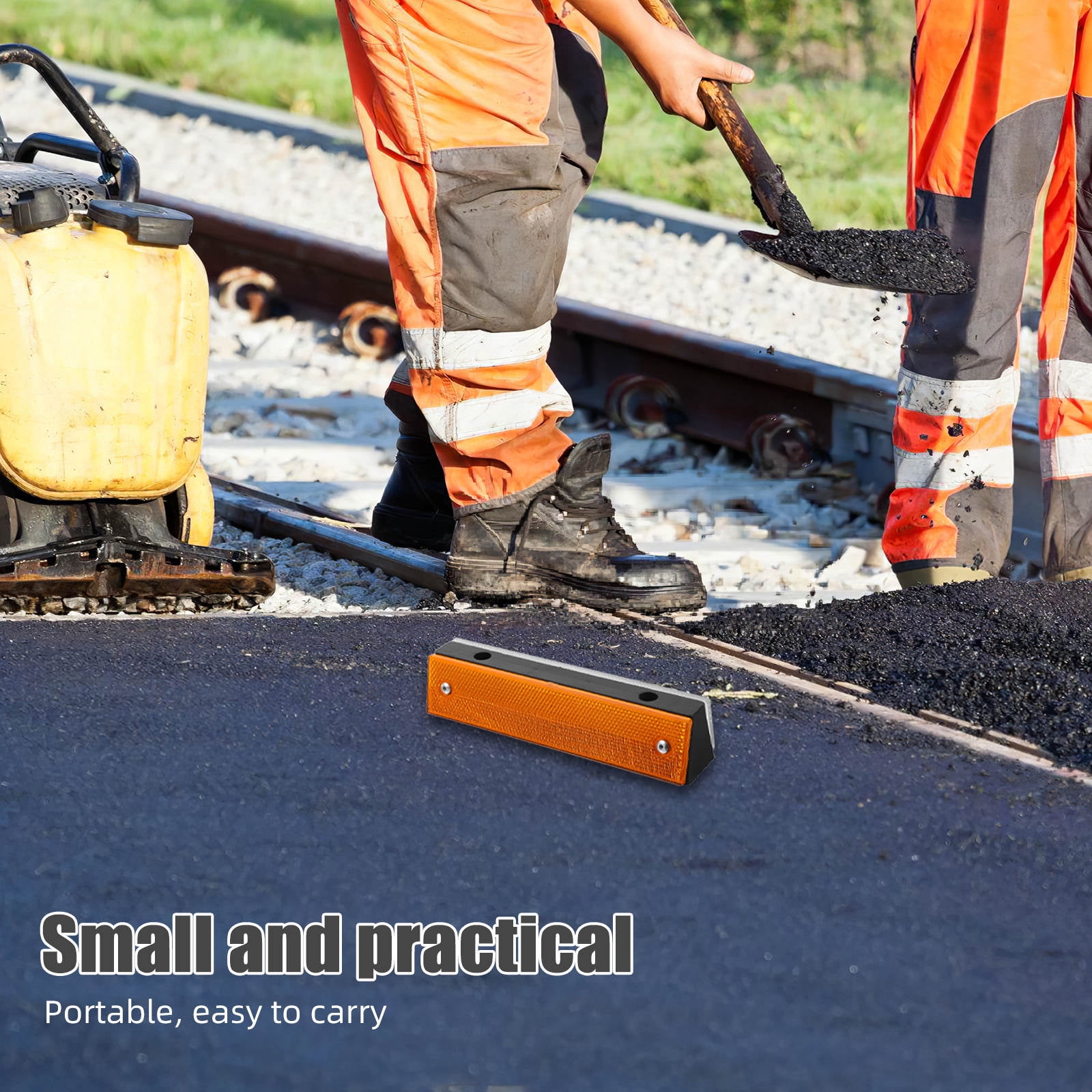 OUNONA 4pcs Reflective Driveway Markers Rectangle Road Safety ...