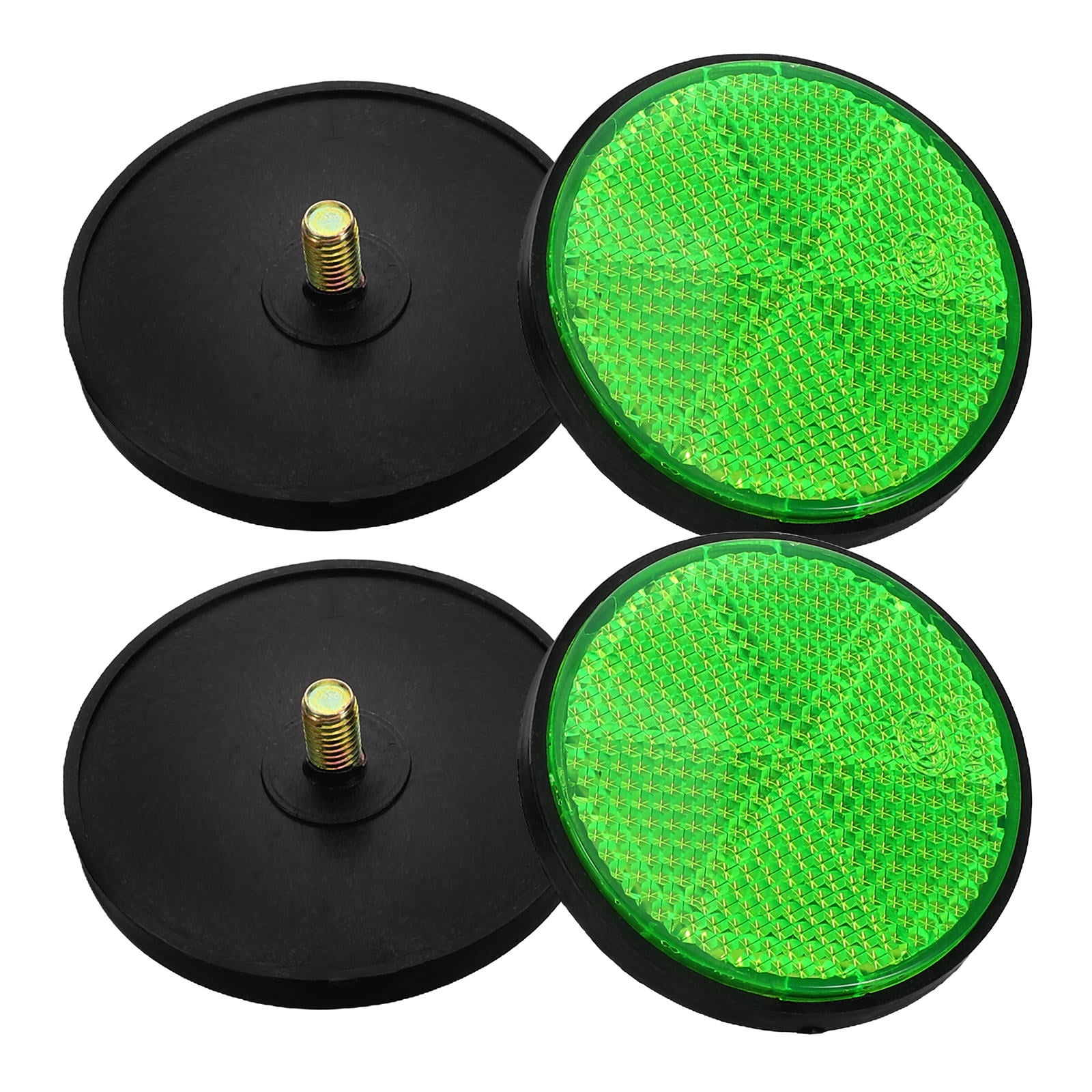 OUNONA 4pcs Reflectors Plastic Screw Mounted Rear Warning Reflectors ...