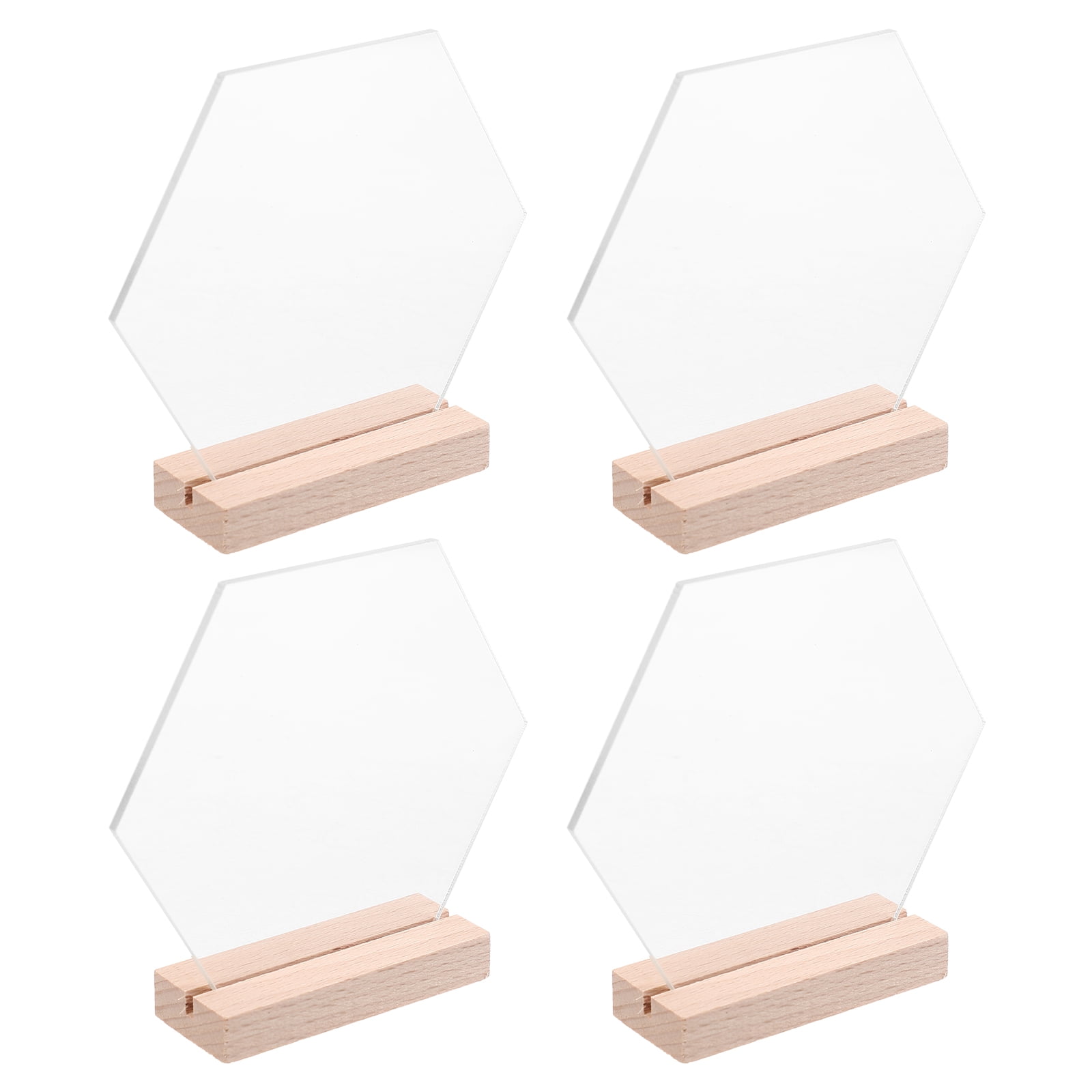 OUNONA 4pcs Reserved Sign Seating Table Sign For Banquet Delicate ...