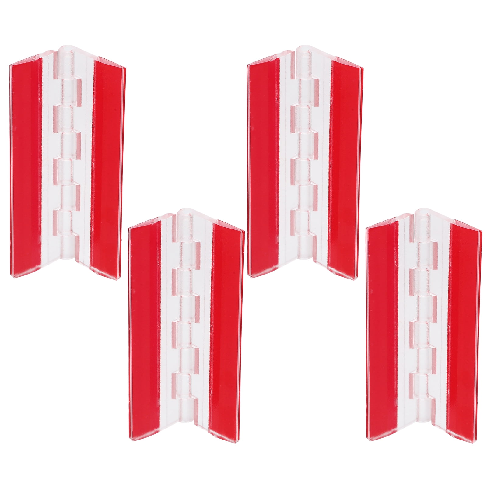 OUNONA 4pcs Acrylic Self Adhesive Multi Functional Flexible Hinges for ...