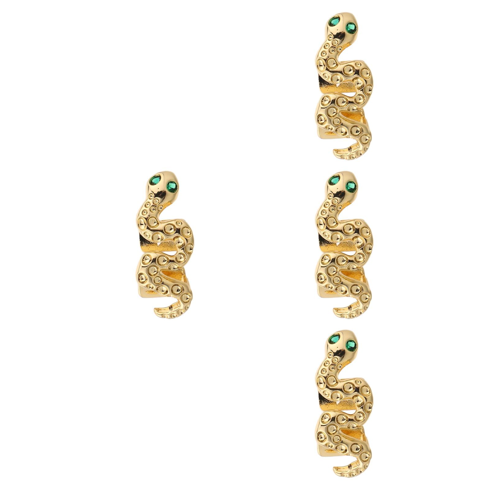 OUNONA 4pcs Snake Teeth Cap Rapper Teeth Jewelry Women Teeth Jewelry ...