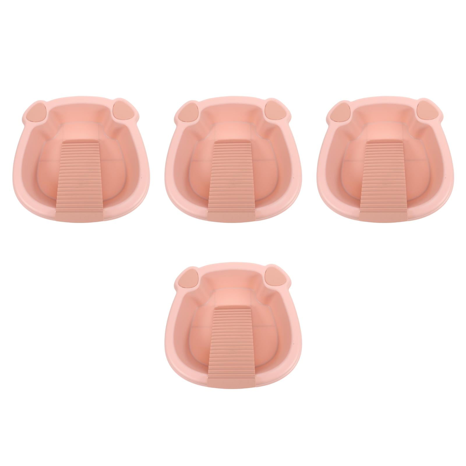 OUNONA 4pcs Soaking Tub Plastic Wash Tub With Washboard For Washing ...
