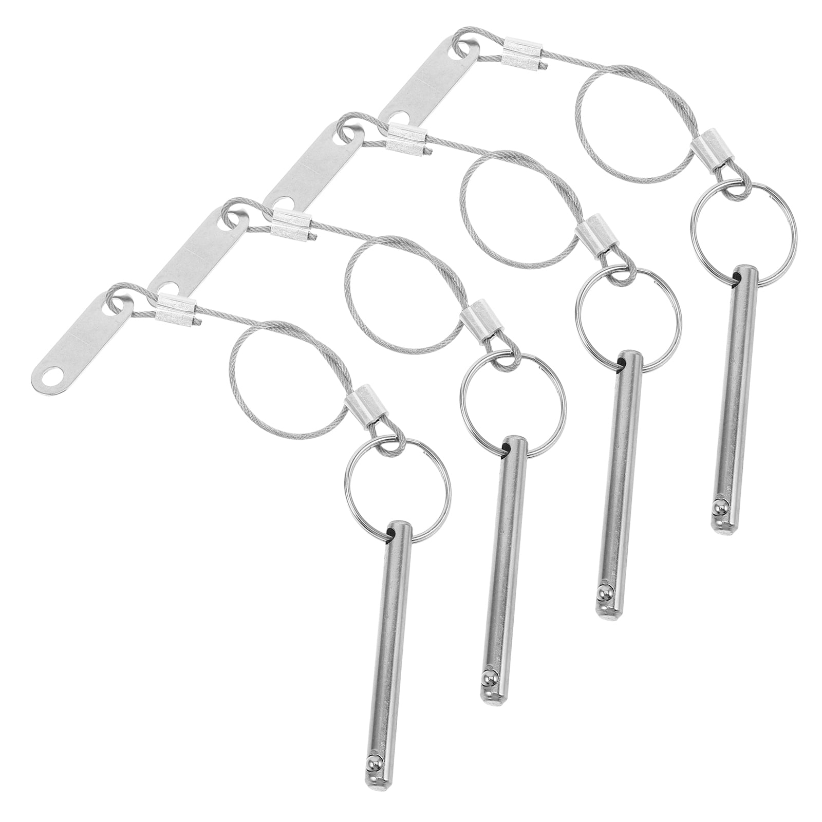OUNONA 4pcs Spring Loaded Cotter Pin Carbon Steel Quick Release Pins ...
