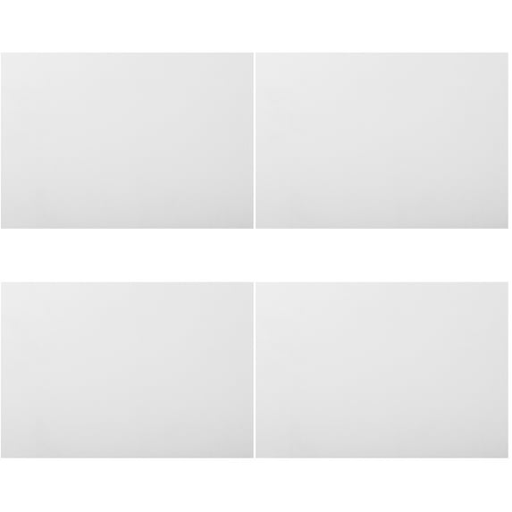 OUNONA 4pcs Sublimation Aluminum Blank Sign Sublimation Poster Board ...