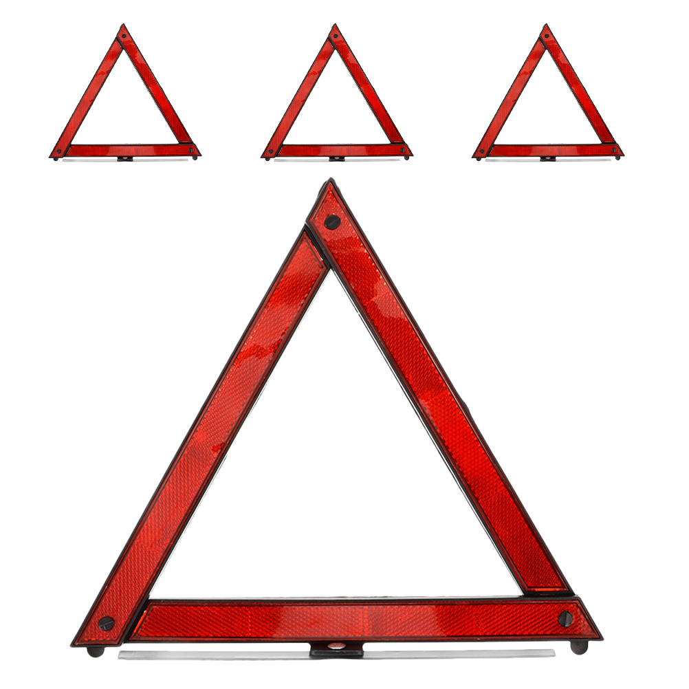 OUNONA 4pcs Triangle Warning Signs Car Road Safety Warning Sign ...