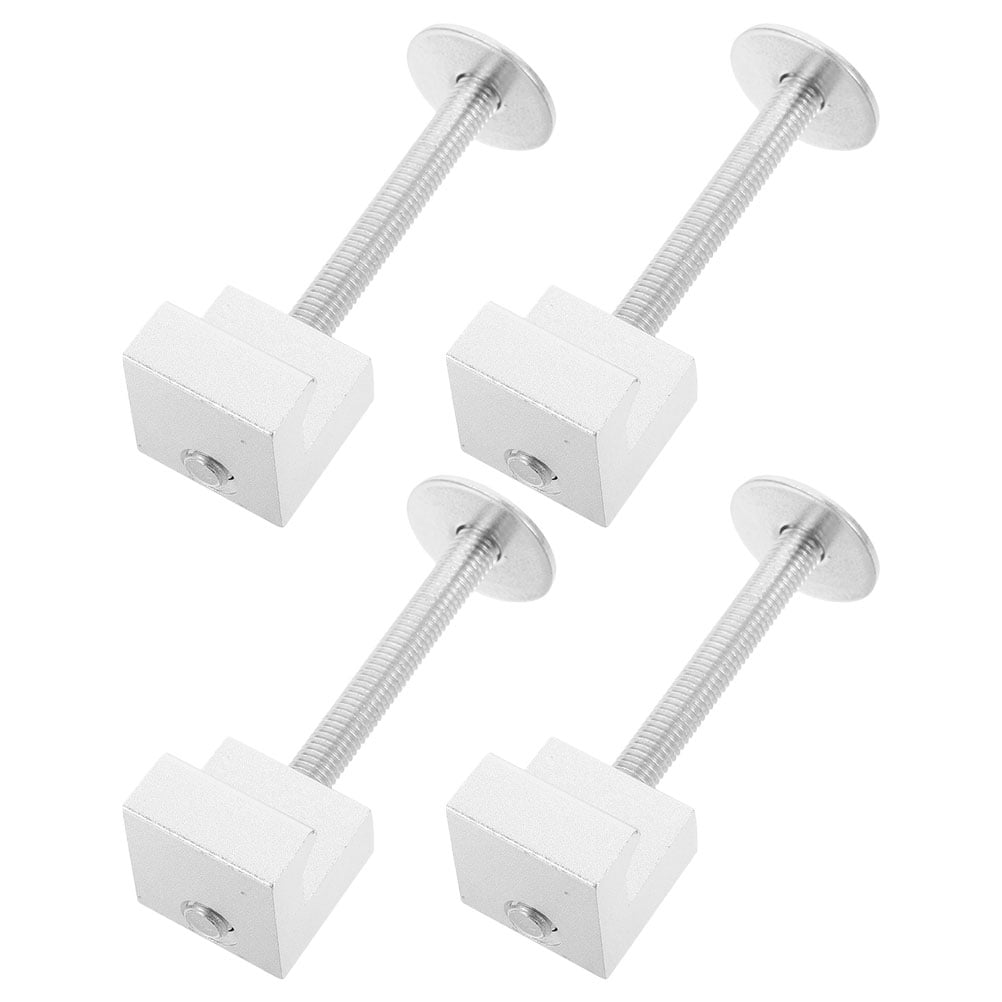 OUNONA 4pcs Truck Tool Box Tie J Hook Mounting Kit Aluminum Alloy Tool ...