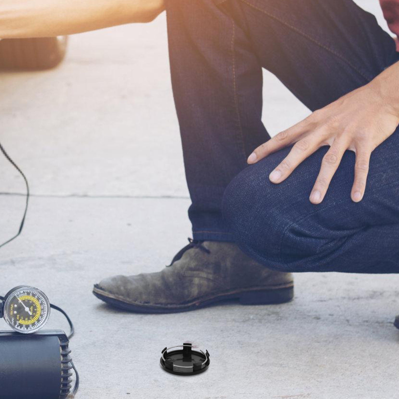 OUNONA 4pcs Vehicle Center Hub Caps Universal Rims Wheel Center Cover ...