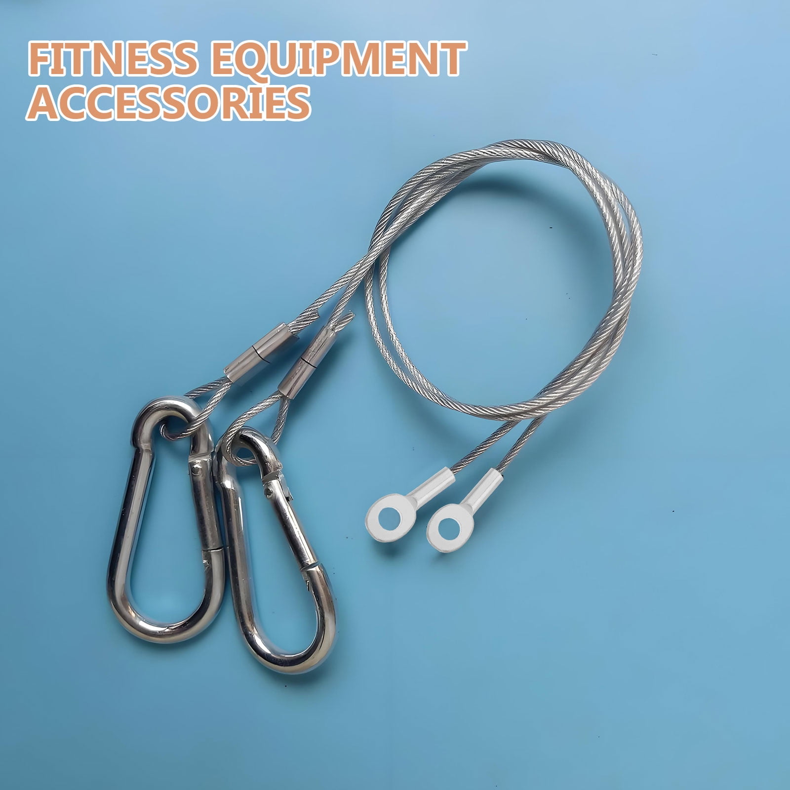 OUNONA 4pcs Wire Rope Eyelets Replacement Metal End Terminal Connector ...