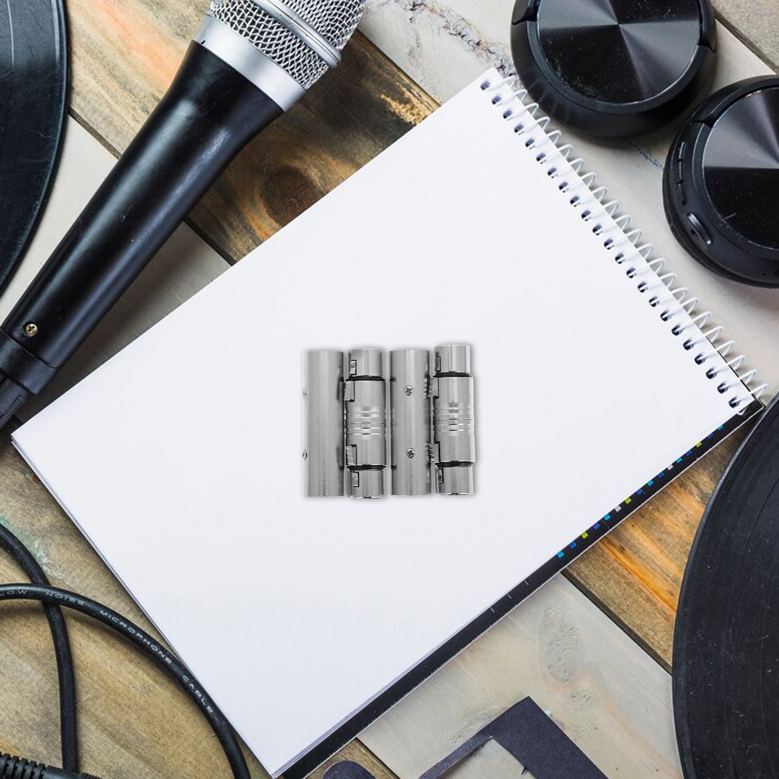 OUNONA 4pcs XLR Adapter Male to Male Connectors Female to Female ...