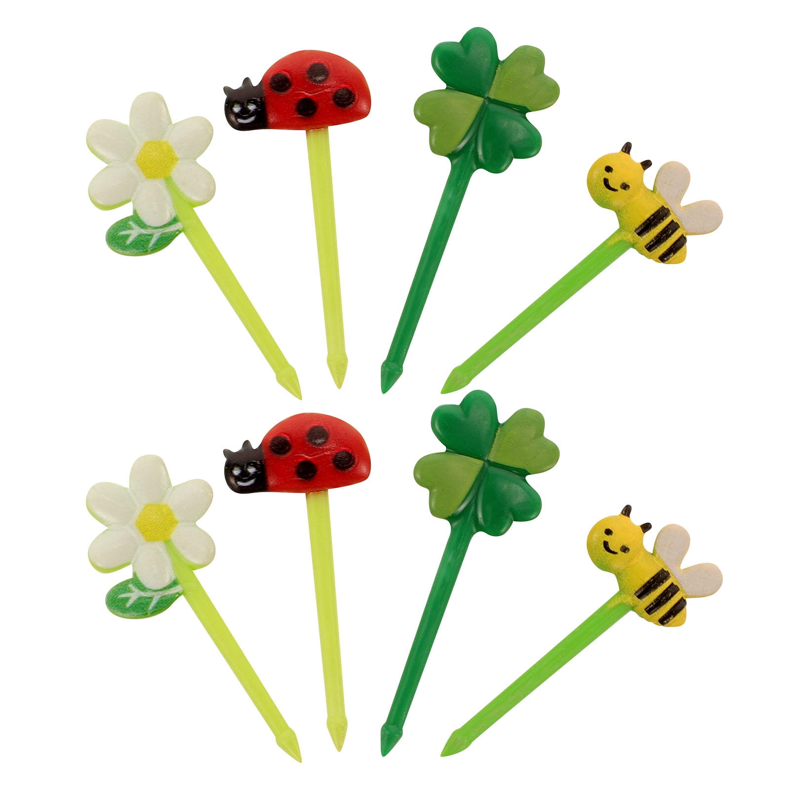 OUNONA 5 Pack Fruit Fork Reusable Toothpicks Food Kids Silverware Child ...