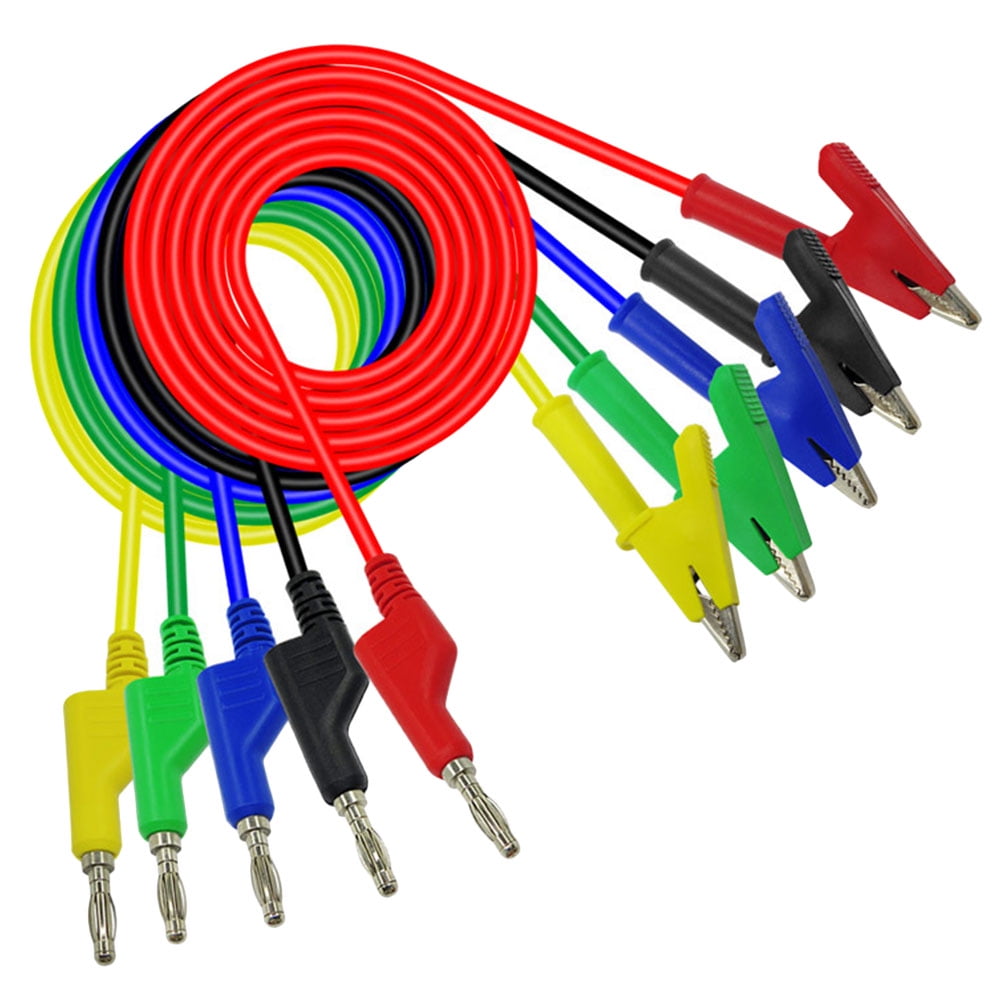 OUNONA 5Pcs Multimeter Leads Kit with Alligator Clips for Laboratory ...