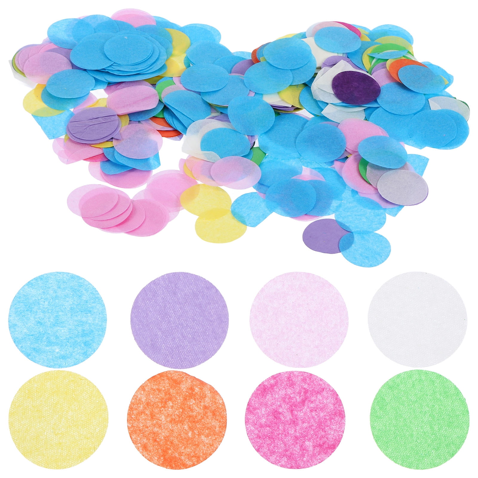 OUNONA 5 Packs Colorful Paper Confetti Dots for Party Table Decorations Birthday Table Decors ...