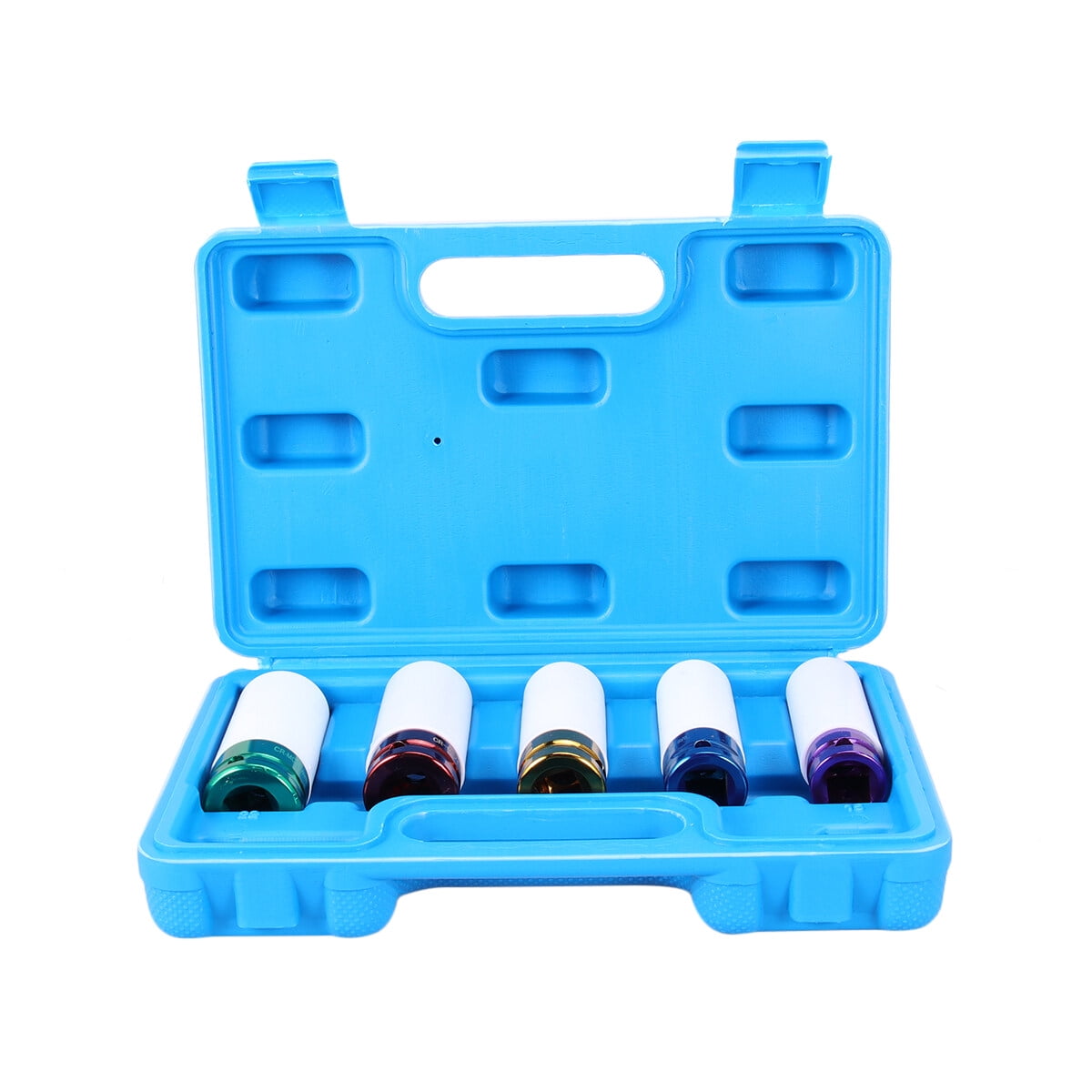 OUNONA 5 Pc Car Nut Removal Hex Socket Adaptor Adapter Tire Hub Anti ...