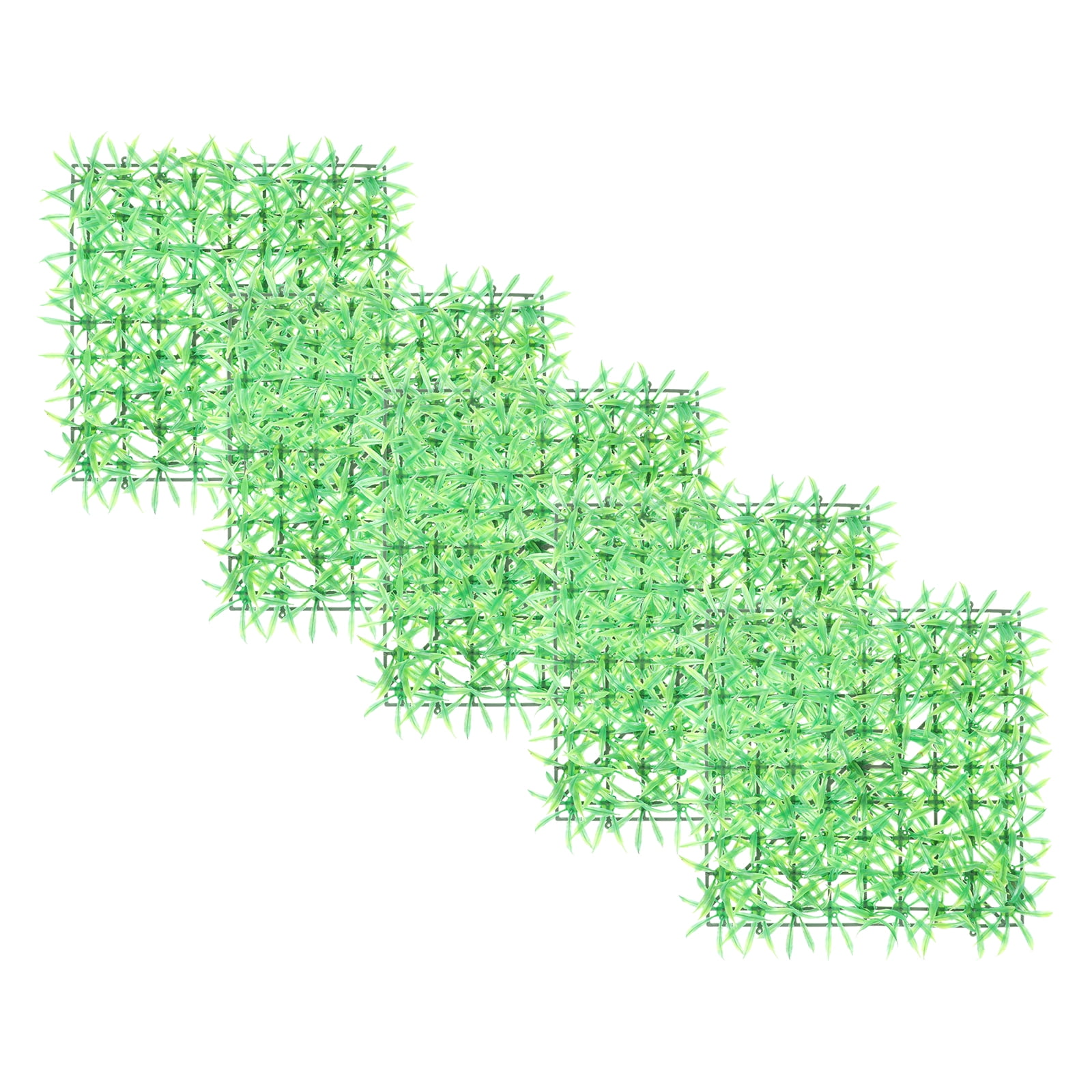 OUNONA 5 Pcs Fake Turf Decors Artificial Fence Screening Grass Adhesive ...
