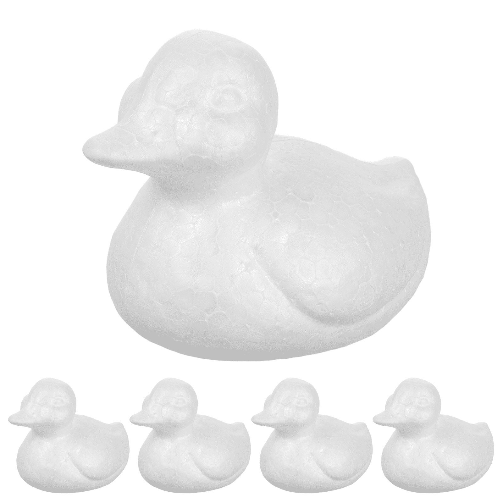 OUNONA 5 Pcs Mini Hamdmade Duck Figureine Foam Shapes for Crafts Child ...