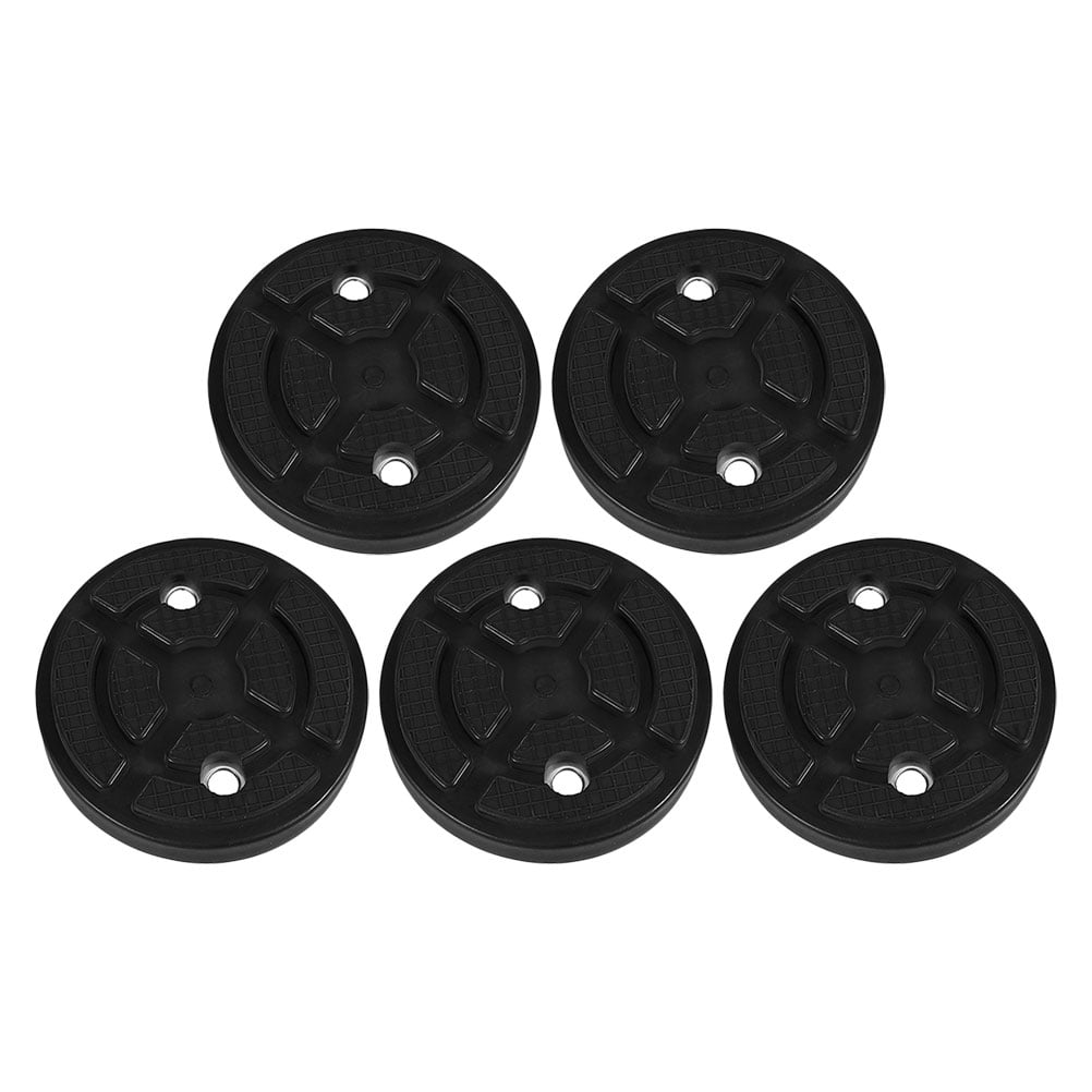 OUNONA 5 Pcs Rubber Lift Blocks Floor Jack Accessories Golf Cart Black ...