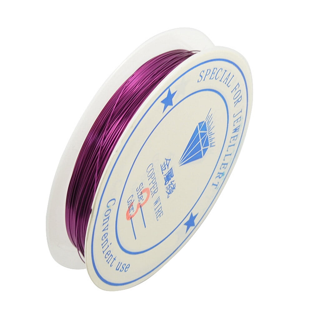 OUNONA 5 Rolls Assorted Color 0.5mm Copper Wire Flexible Artistic ...