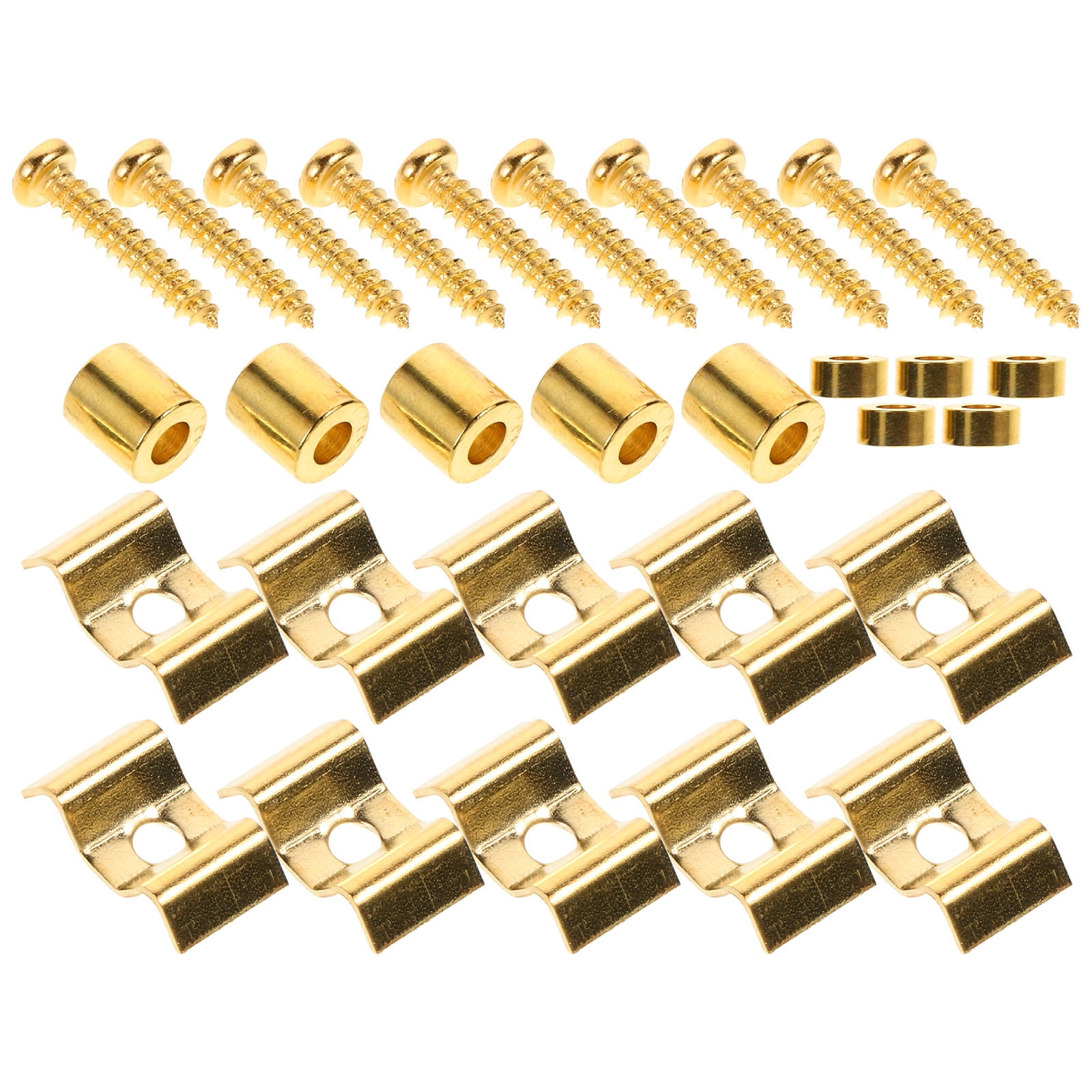 OUNONA 5 Sets Metal Vintage Style Guitar String Trees Guide Retainers ...