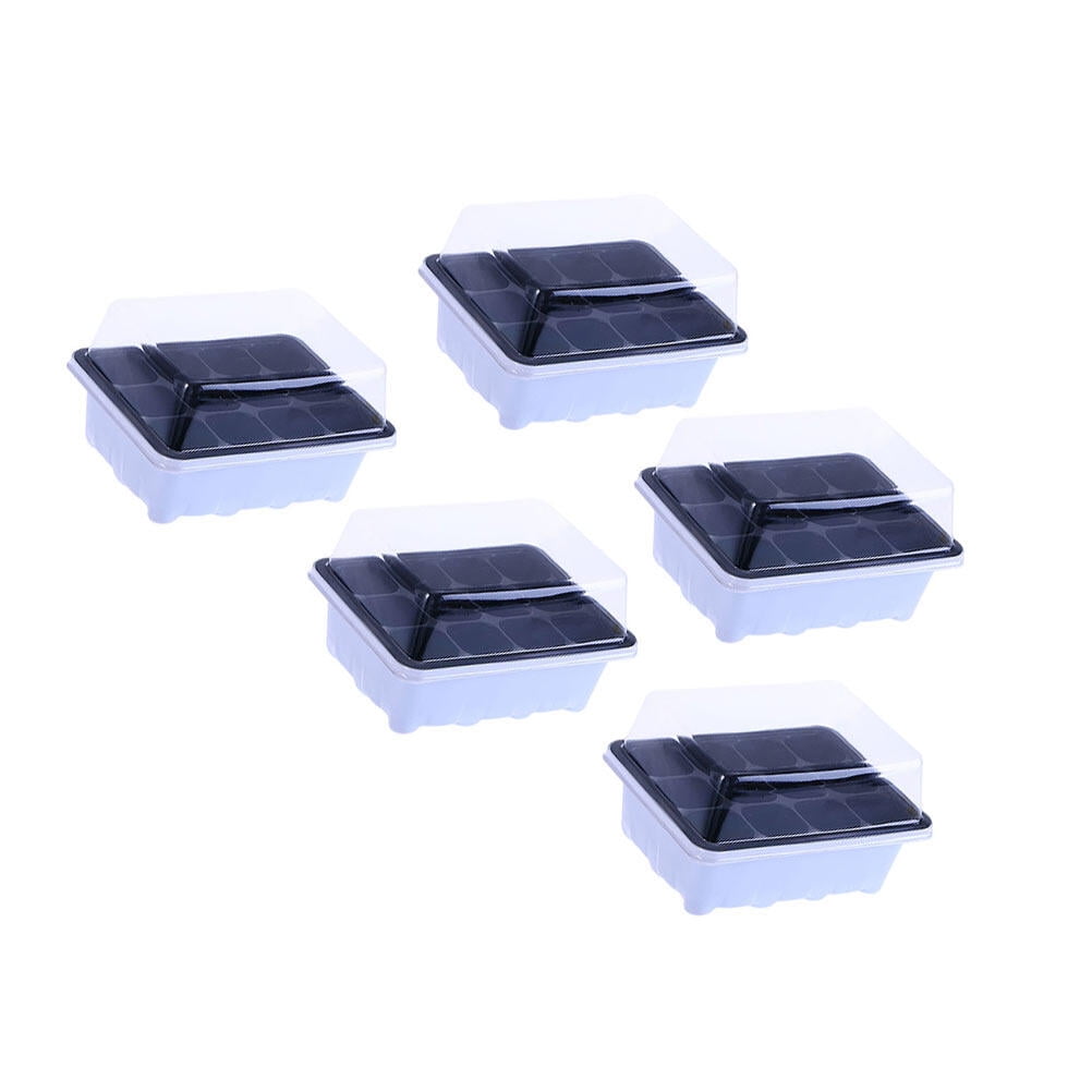 OUNONA 5 Sets Planters Seedling Box Garden Starting Tray - Walmart.com