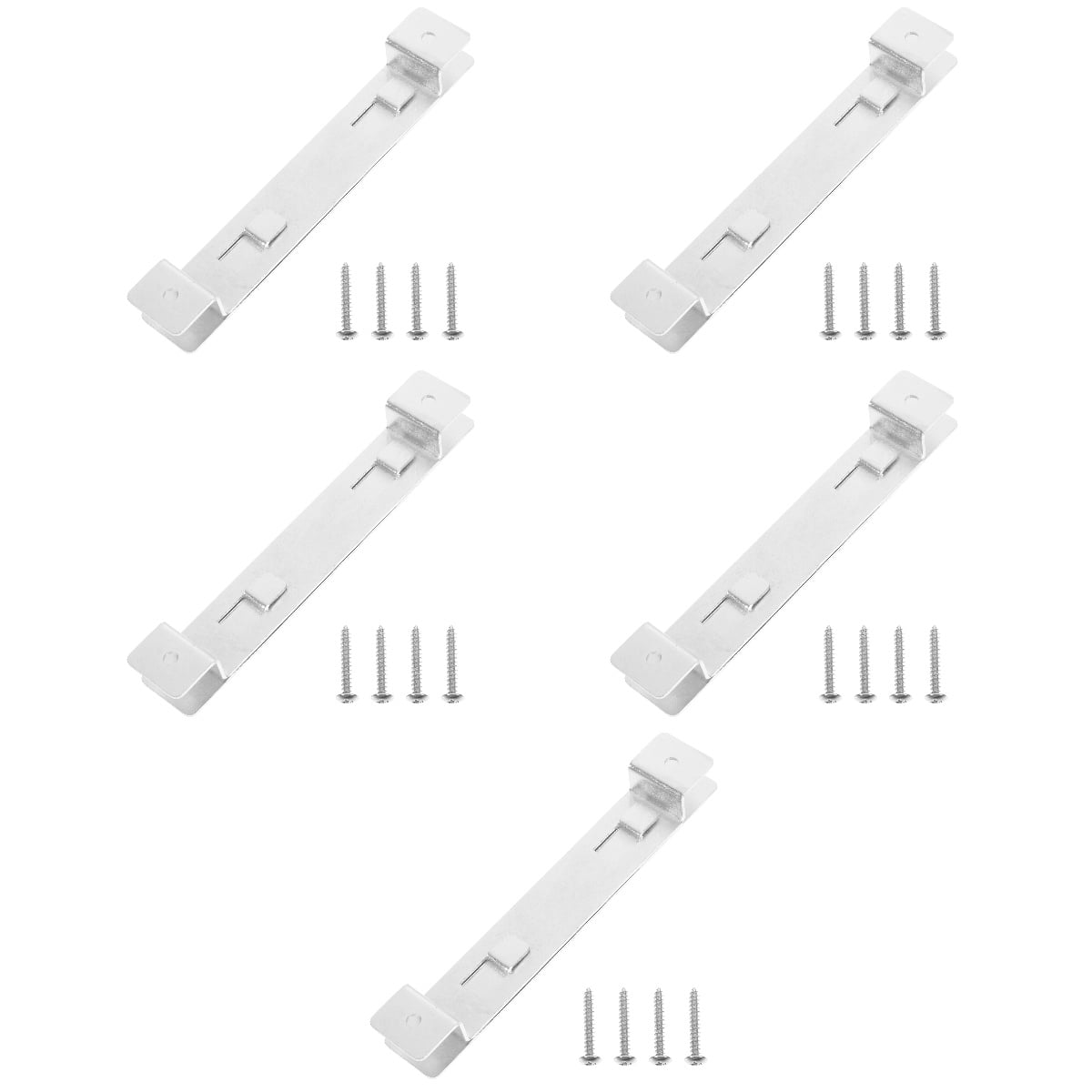 OUNONA 5 Sets of Birds House Bracket Bird Living Nest Holder Metal Rack ...