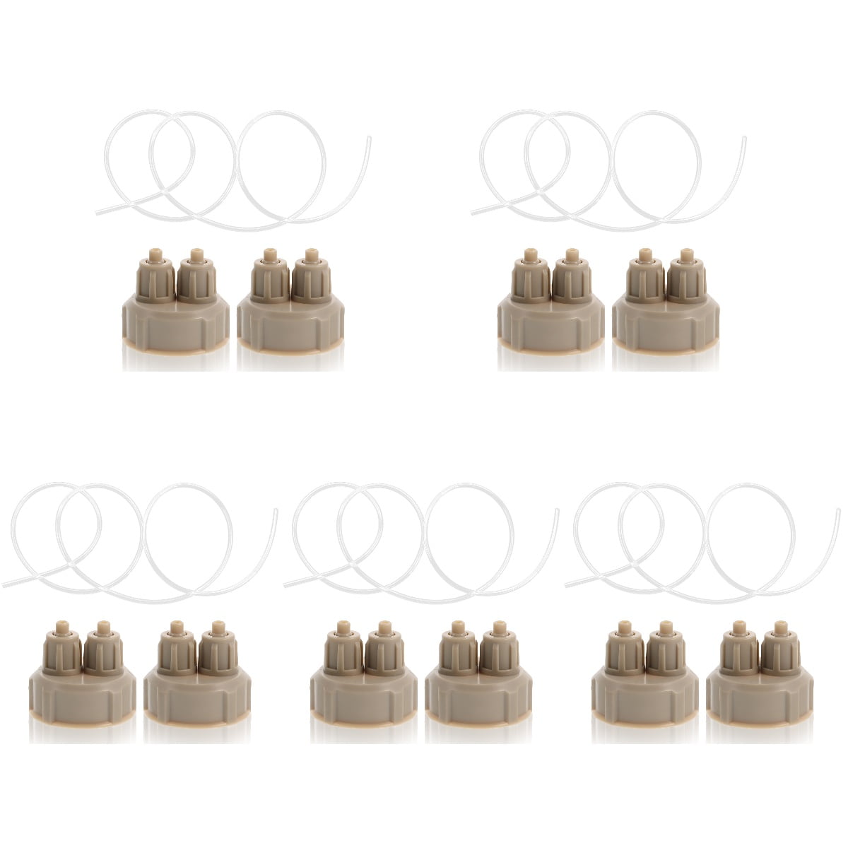 OUNONA 5 Sets of CO2 Reactor Bottle Caps Aquarium System Bottle Lids ...