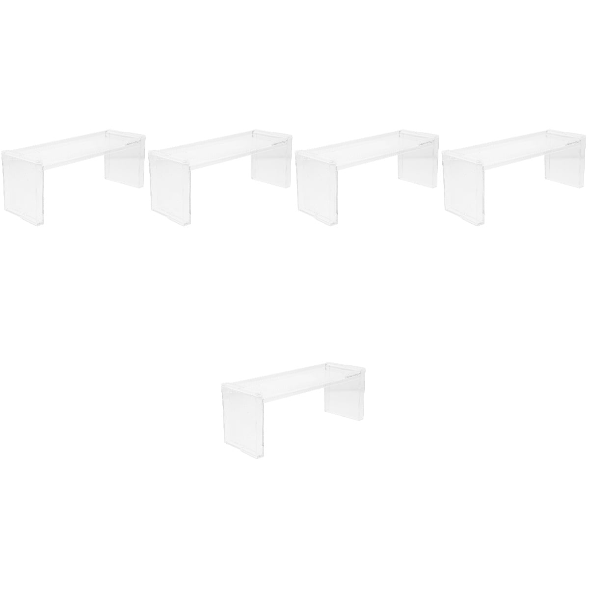 OUNONA 5 Sets of Transparent Display Racks Handmade Model Display Racks ...