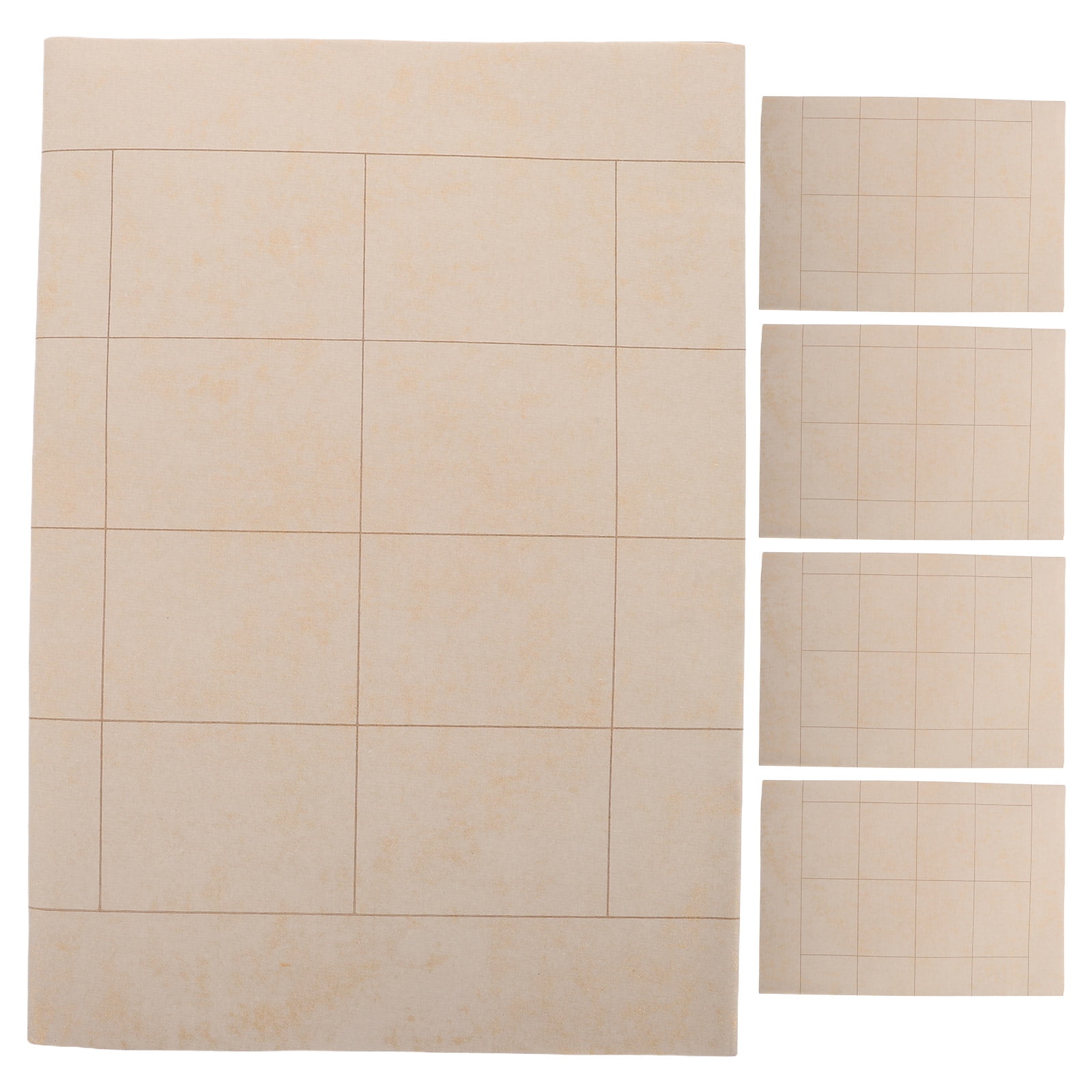 OUNONA 5 Sheets Gridded Xuan Paper for Chinese Calligraphy, Ideal for ...