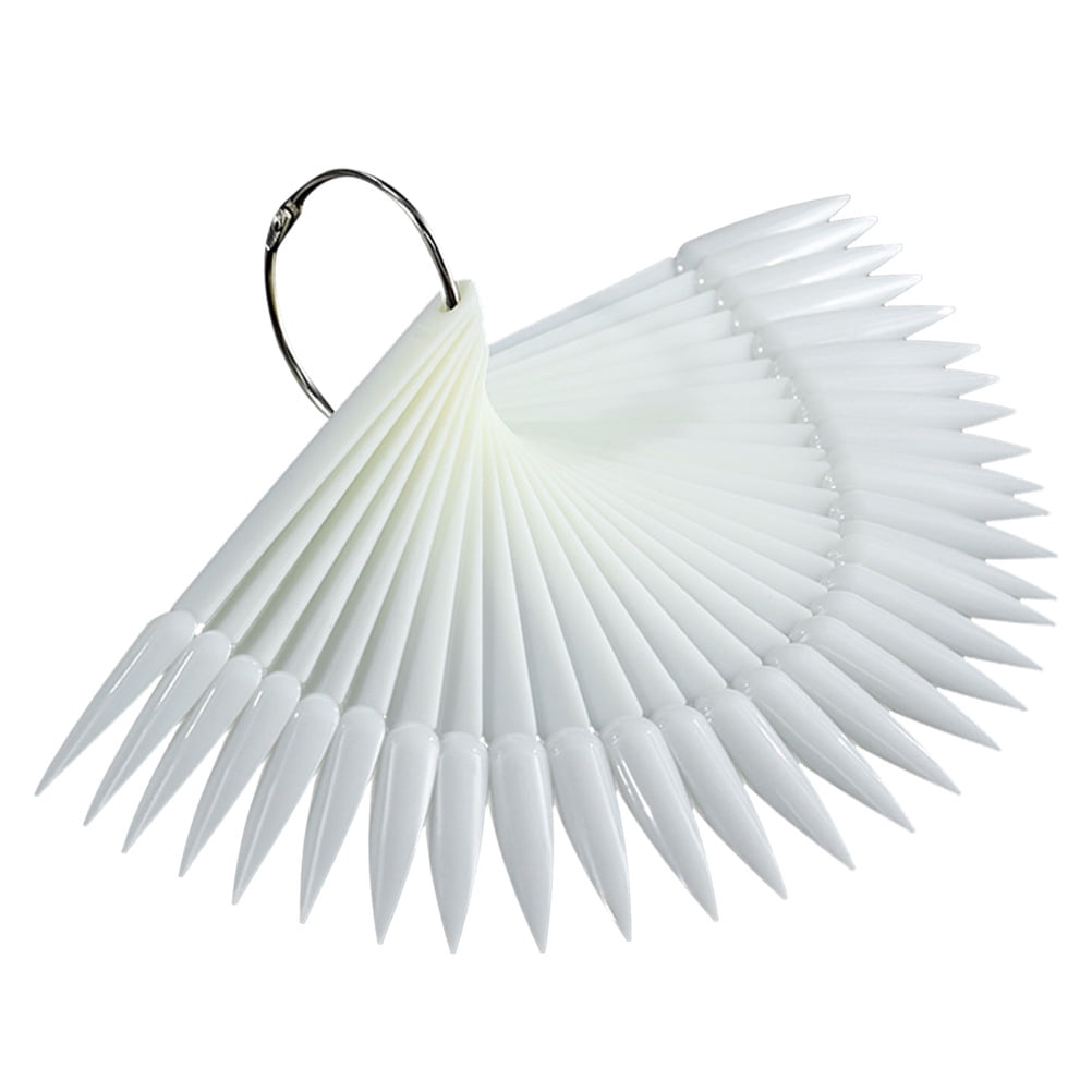 OUNONA 50 PCS Nail Training Hand Practice Kit Tip Display Color Card ...