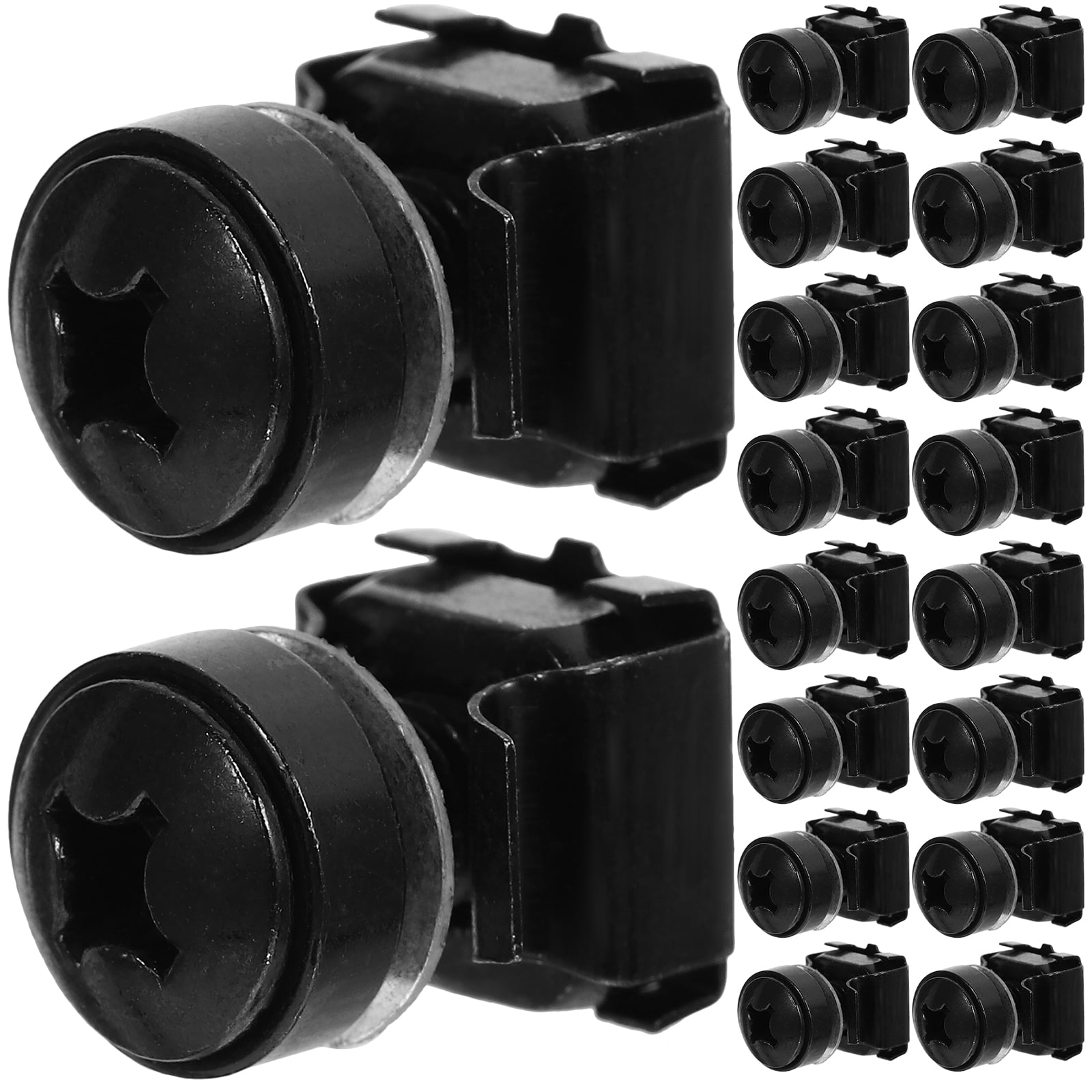 OUNONA 50-Pack M6 Cage Nuts for Server Rack, Replacement Rack Screws ...