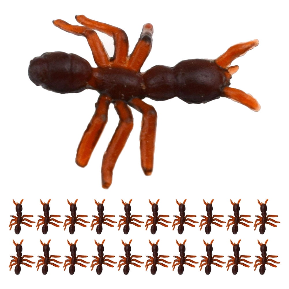 OUNONA 50Pcs Halloween Realistic Ants Figures Model for Festival Party ...